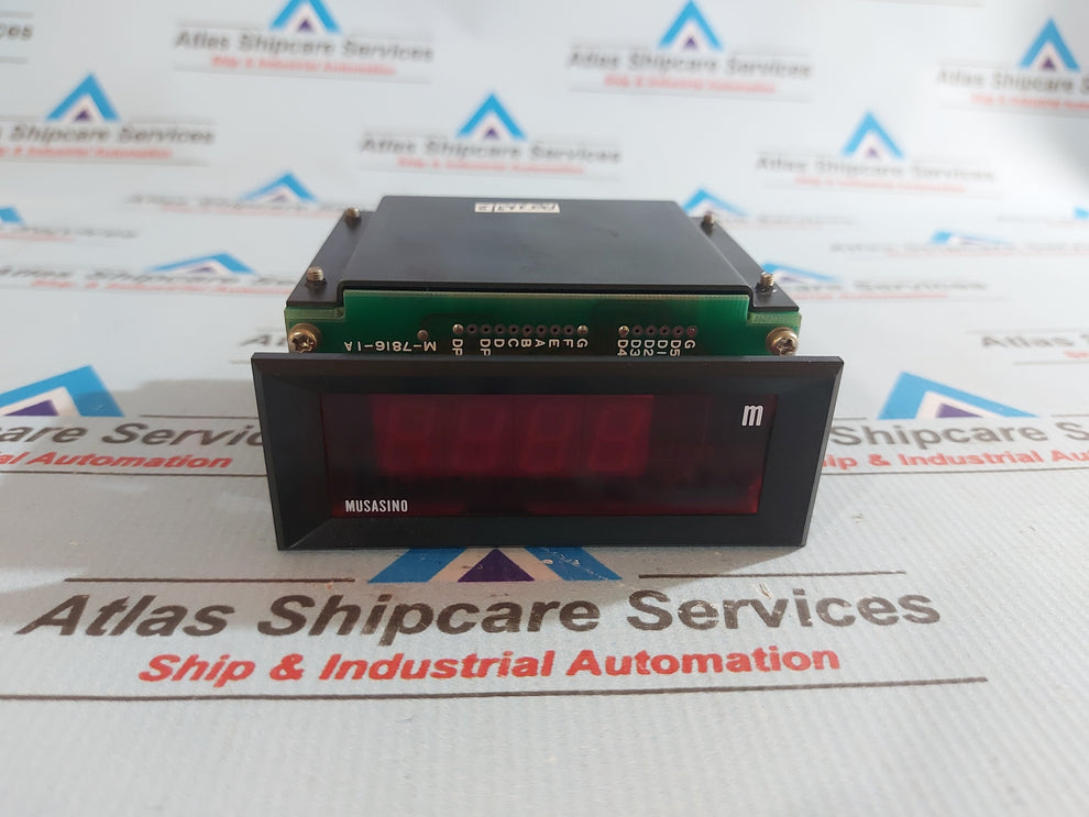 MUSASINO M-7816-1A PANEL METER – Atlas Shipcare Services