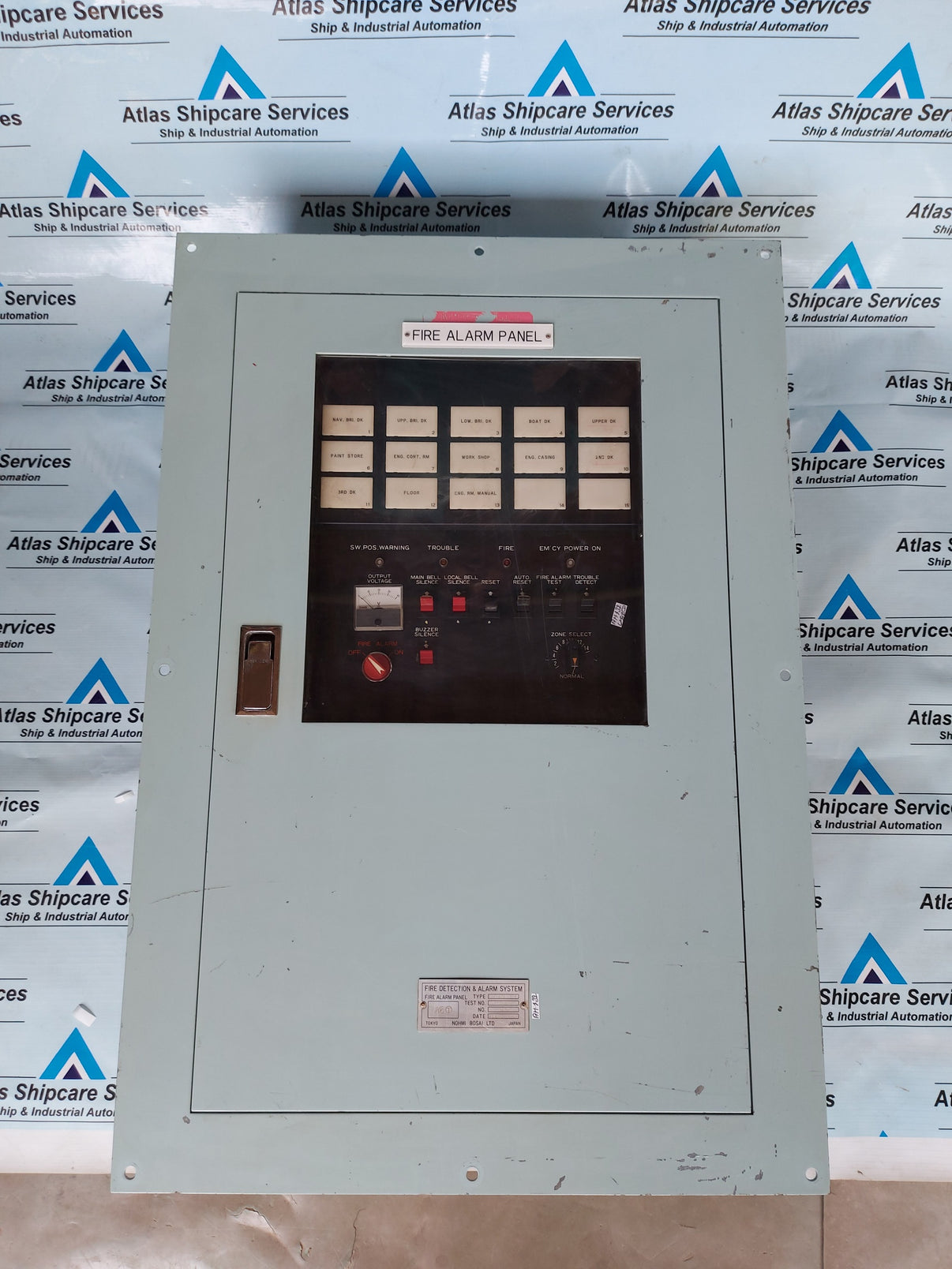 NOHMI BOSAI FAC551B-15L FIRE ALARM PANEL – Atlas Shipcare Services