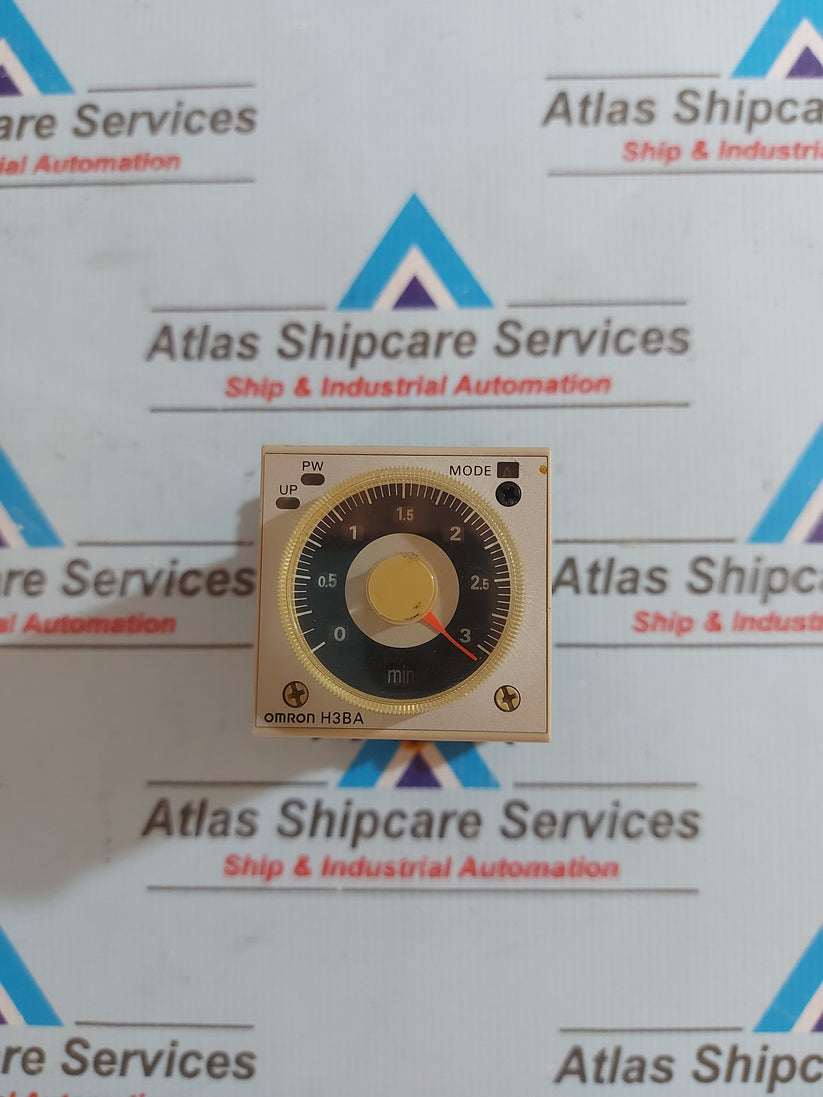 OMRON H3BA-N8H TIMER RELAY 0-3 Min – Atlas Shipcare Services
