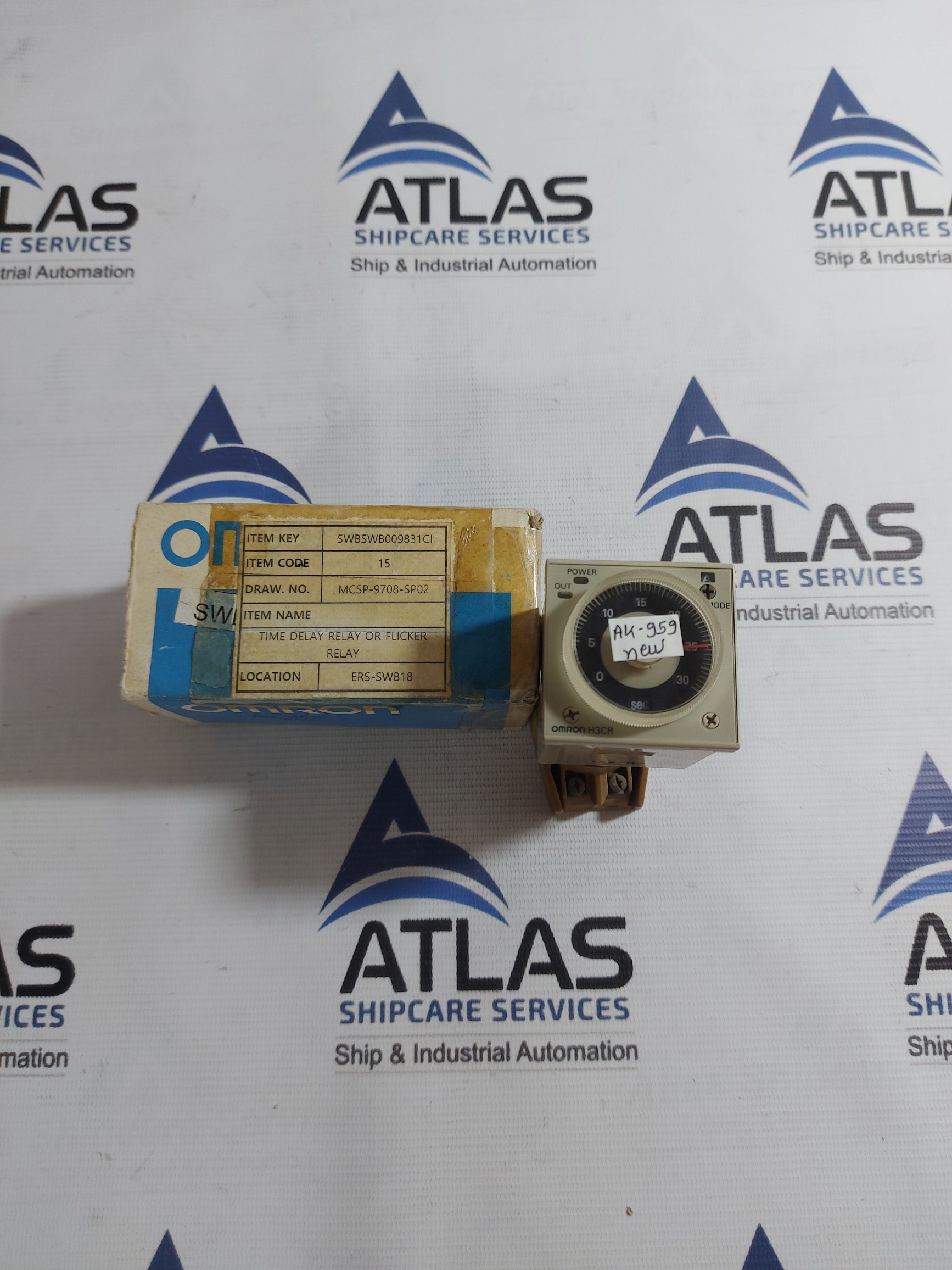 OMRON H3CR-A TIMER RELAY 0-30 Sec – Atlas Shipcare Services