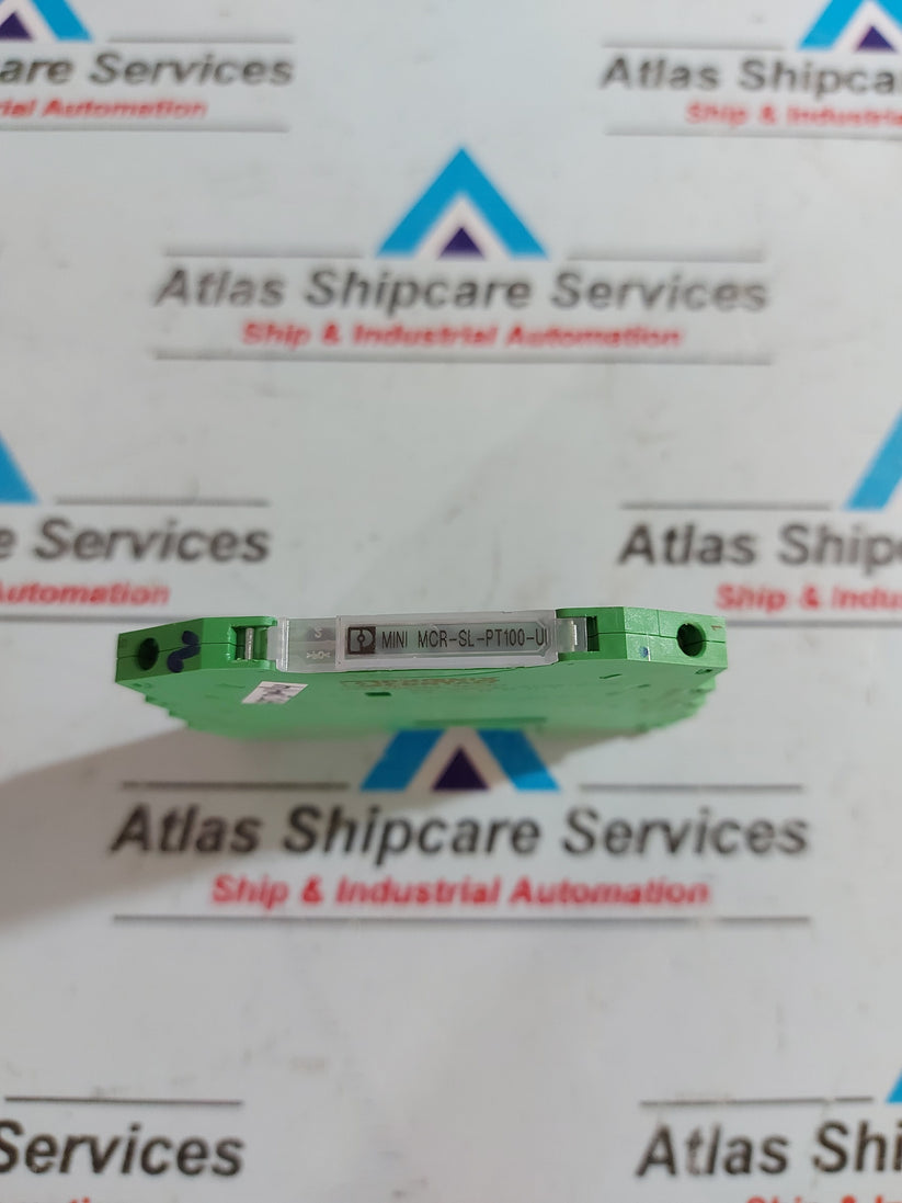 PHOENIX CONTACT MINI MCR-SL-PT100-UI-NC RESISTANCE THERMOMETER MEASURI – Atlas Shipcare Services