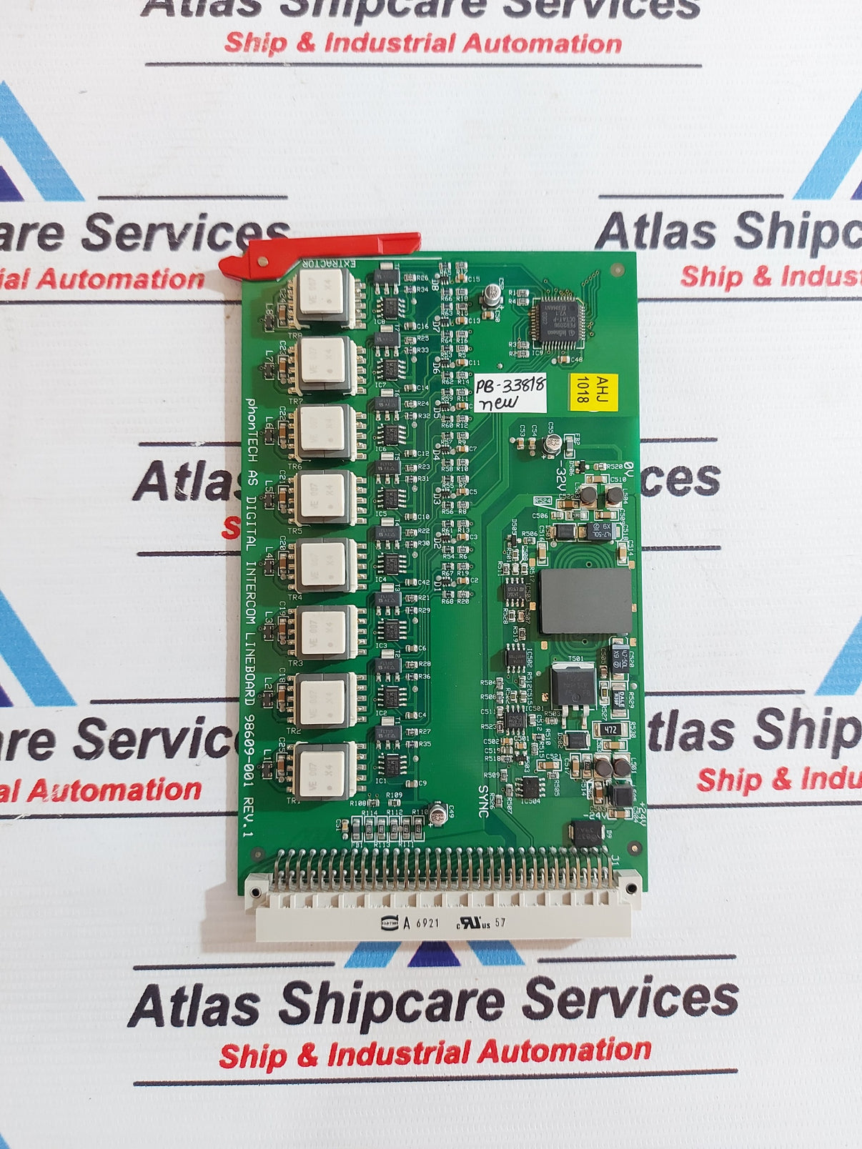 PHONTECH 98609-001 REV.1 DIGITAL INTERCOM LINEBOARD – Atlas Shipcare ...
