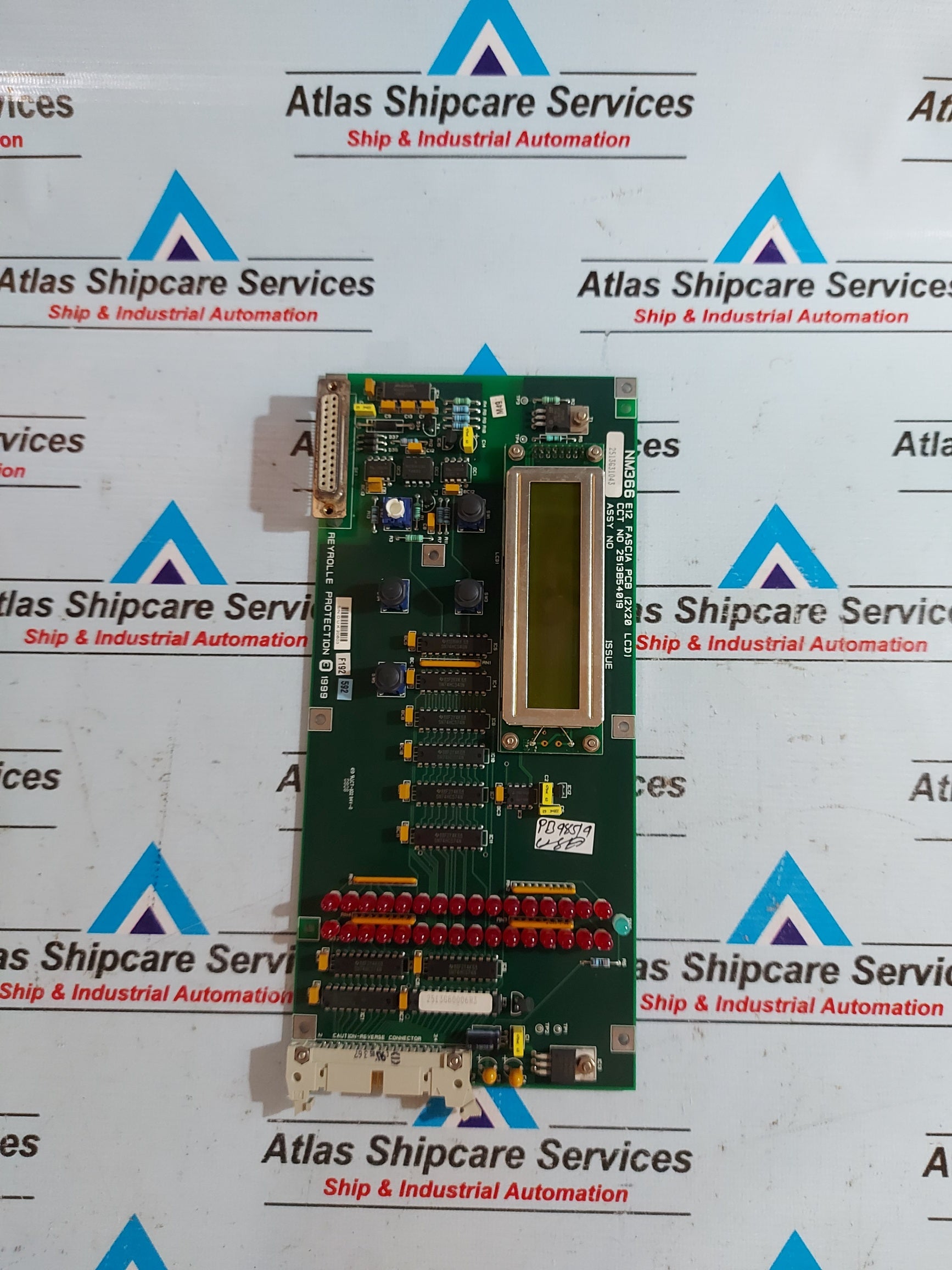 REYROLLE NM366 E12 FASCIA PCB CARD – Atlas Shipcare Services