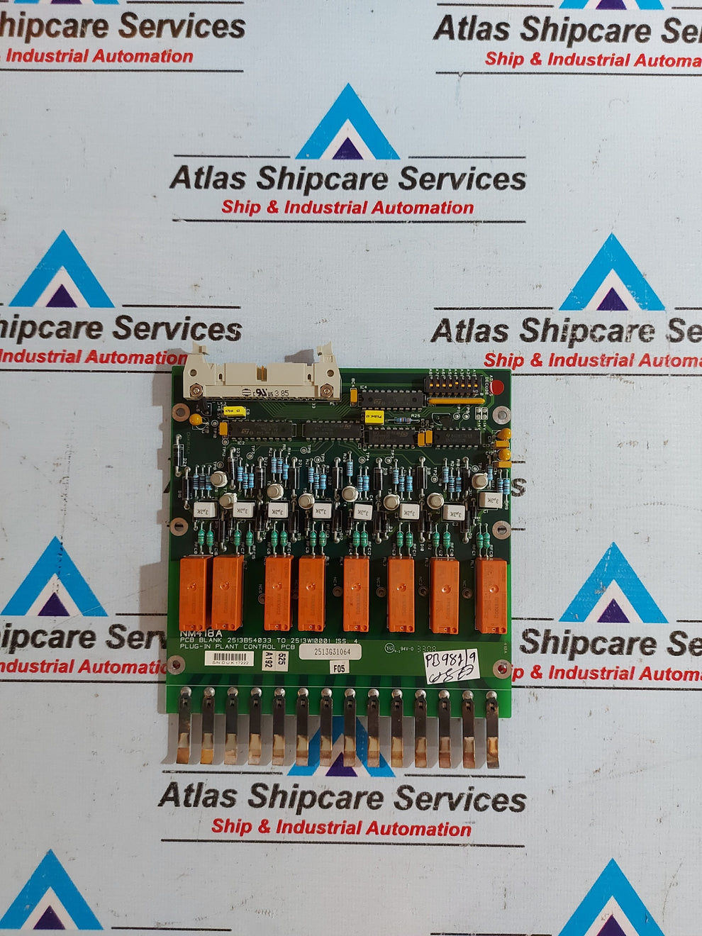 REYROLLE NM418A PLUG-IN PLANT CONTROL PCB CARD – Atlas Shipcare Services