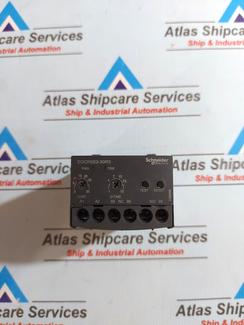 SCHNEIDER ELECTRIC EOCRSE2-30RS ELECTRONIC OVERCURRENT RELAY – Atlas ...