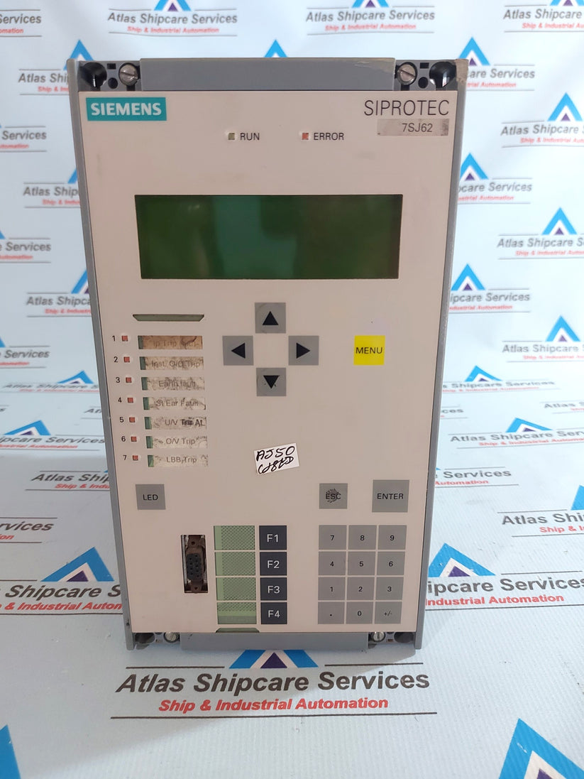 SIEMENS SIPROTEC 7SJ6221-5EN00-1HH0/CC OVERCURRENT PROTECTION AND CONT ...