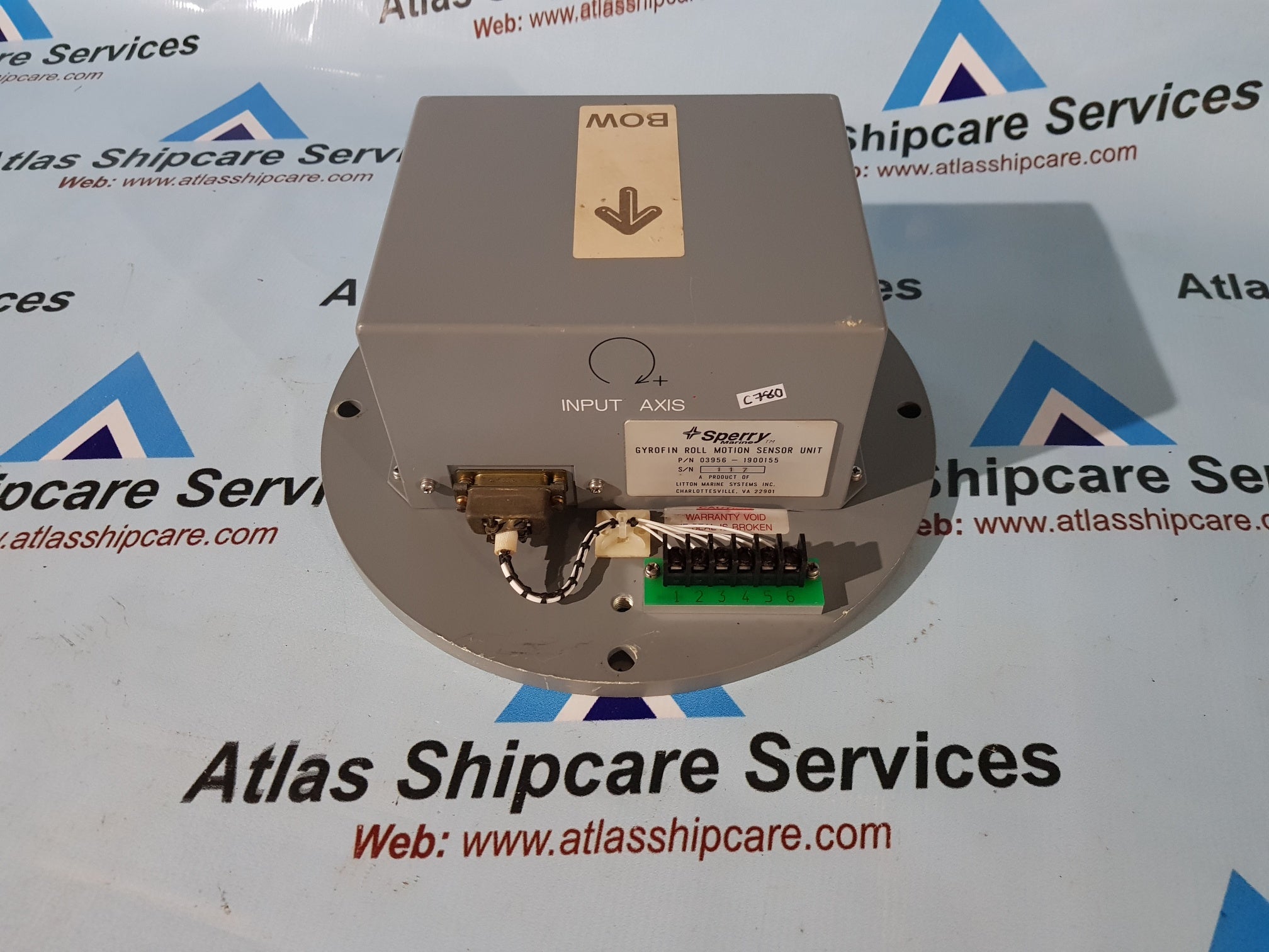 SPERRY MARINE 03956-1900155 GYROFIN ROLL MOTION SENSOR UNIT – Atlas ...