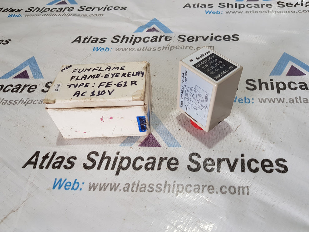 SUNFLAME FE-61R FLAME-EYE RELAY – Atlas Shipcare Services