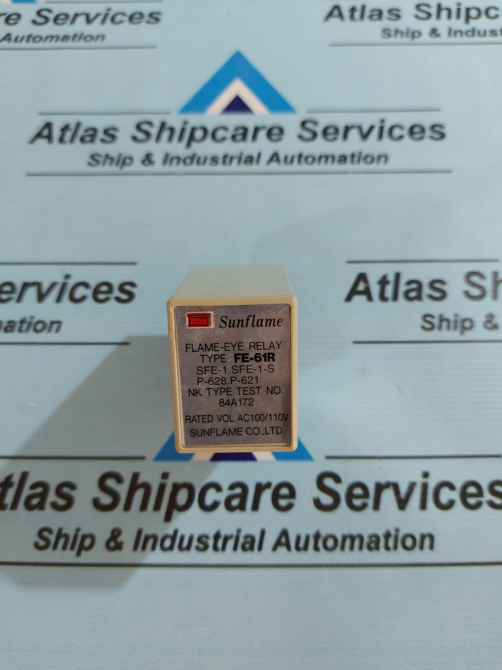 SUNFLAME FE-61R FLAME-EYE RELAY – Atlas Shipcare Services