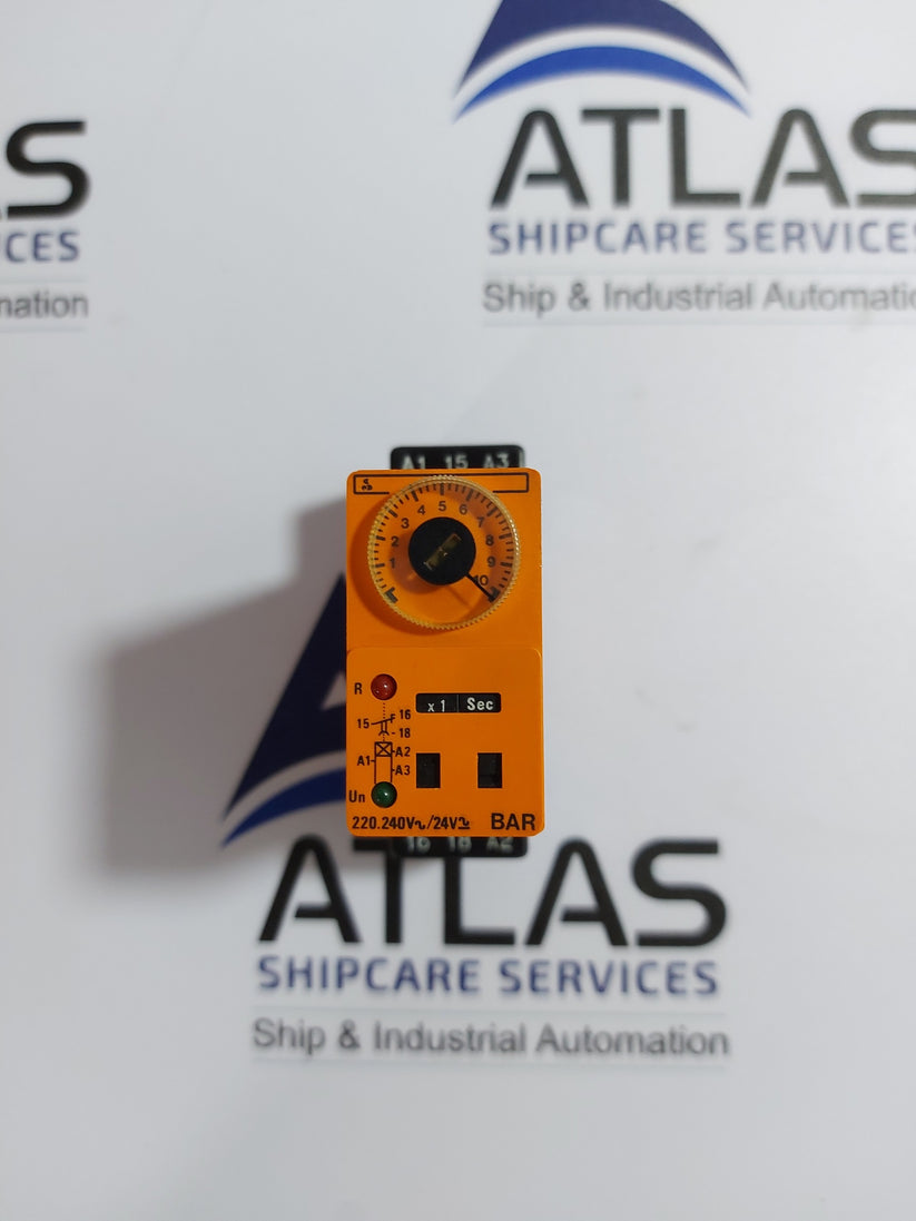 SYRELEC BAR TIMER RELAY 220.240V~/24V~ – Atlas Shipcare Services