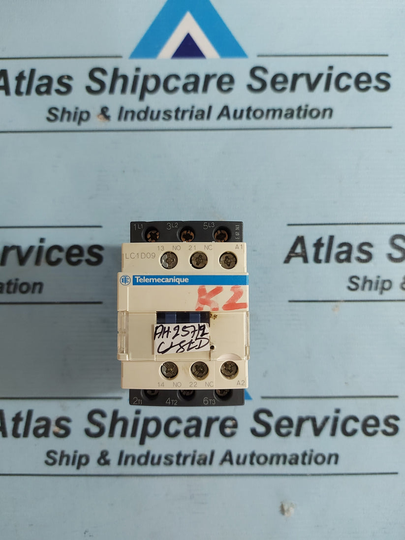 TELEMECANIQUE LC1D09 CONTACTOR 24VDC – Atlas Shipcare Services