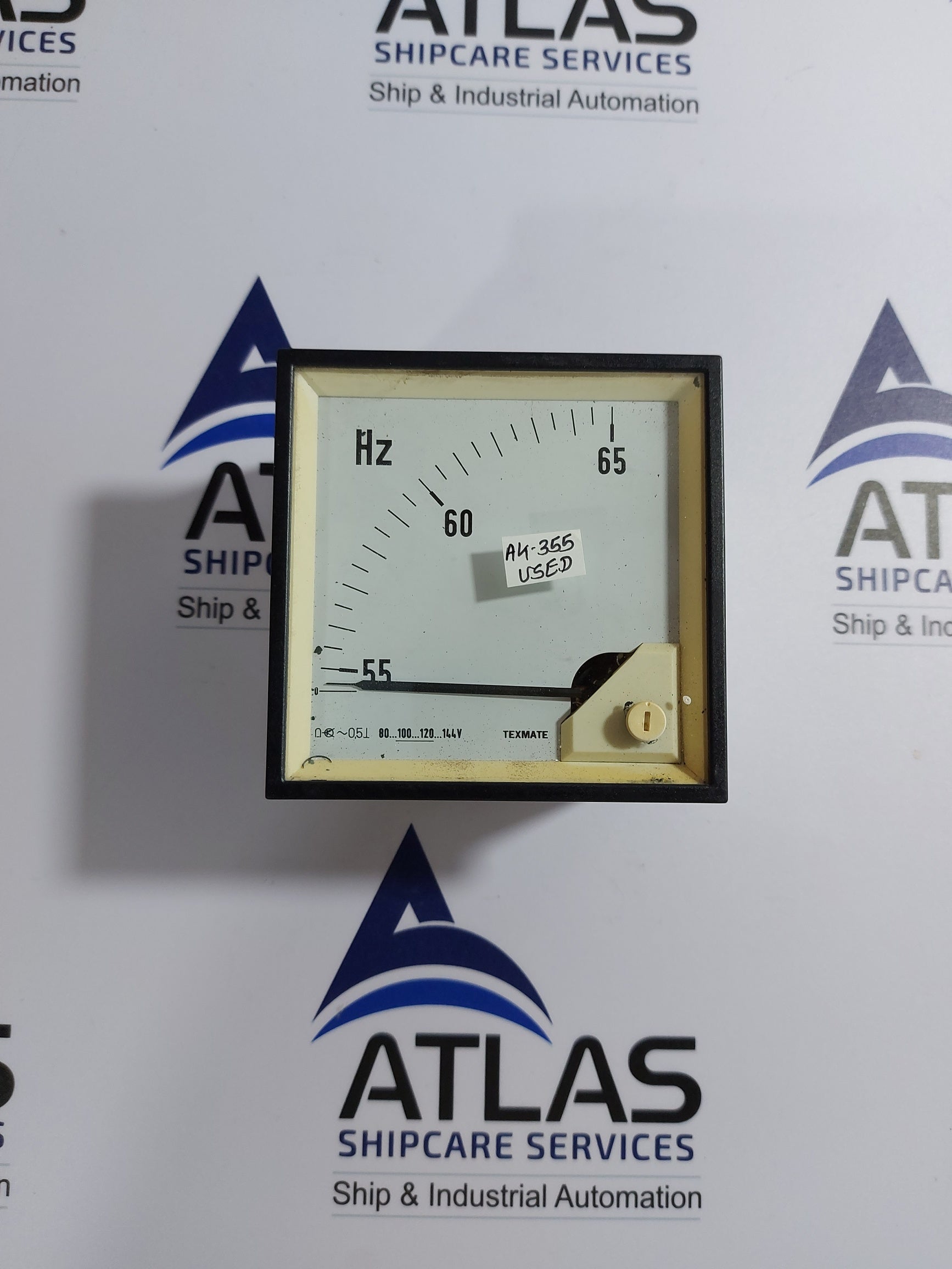 TEXMATE 55-65Hz FREQUENCY METER 80-144V – Atlas Shipcare Services