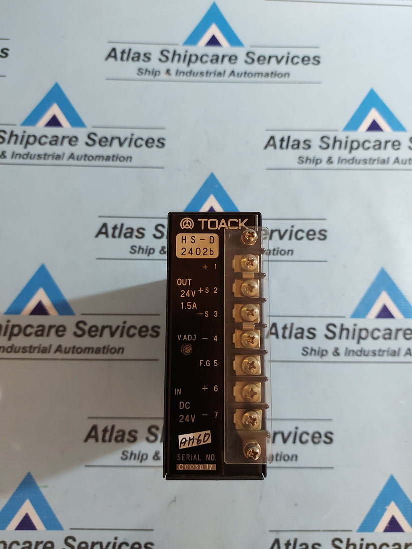 TOACK HS-D 2402b POWER SUPPLY – Atlas Shipcare Services