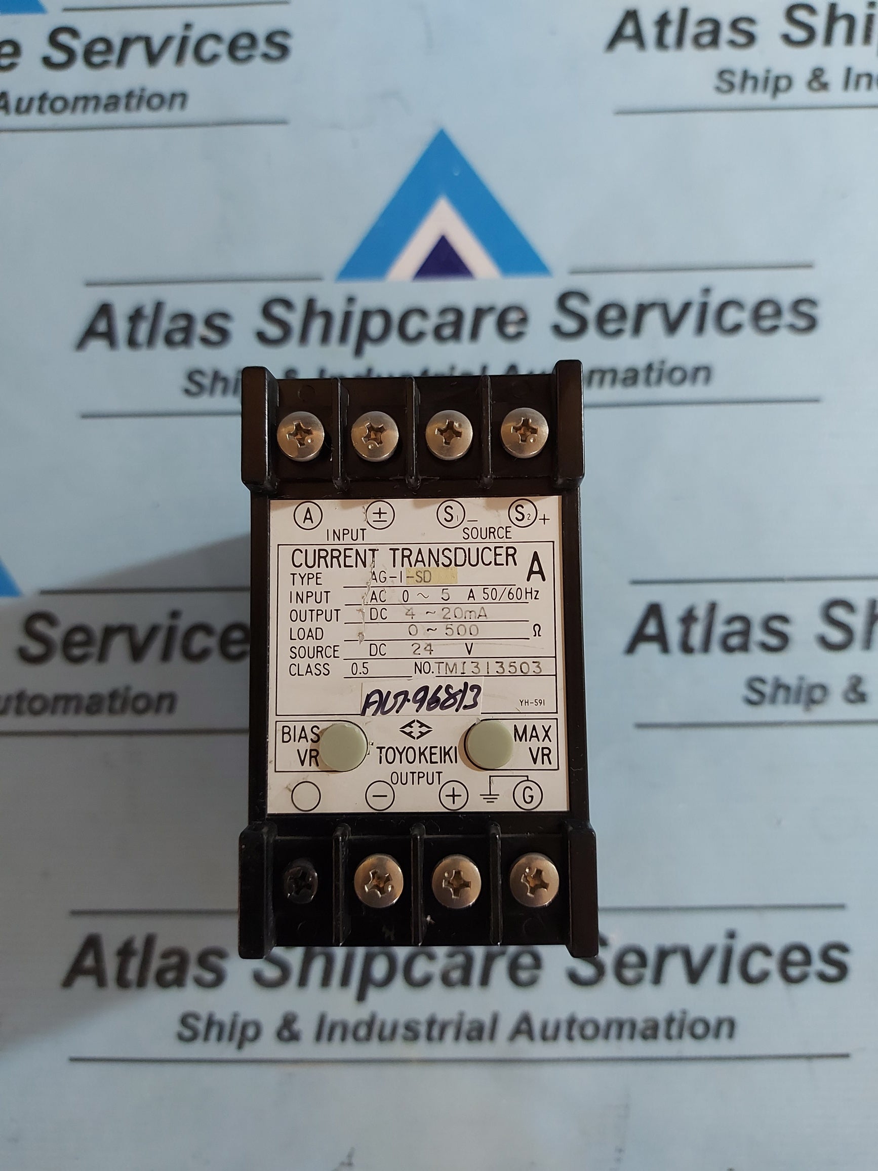 TOYOKEIKI AG-1-SD CURRENT TRANSDUCER – Atlas Shipcare Services