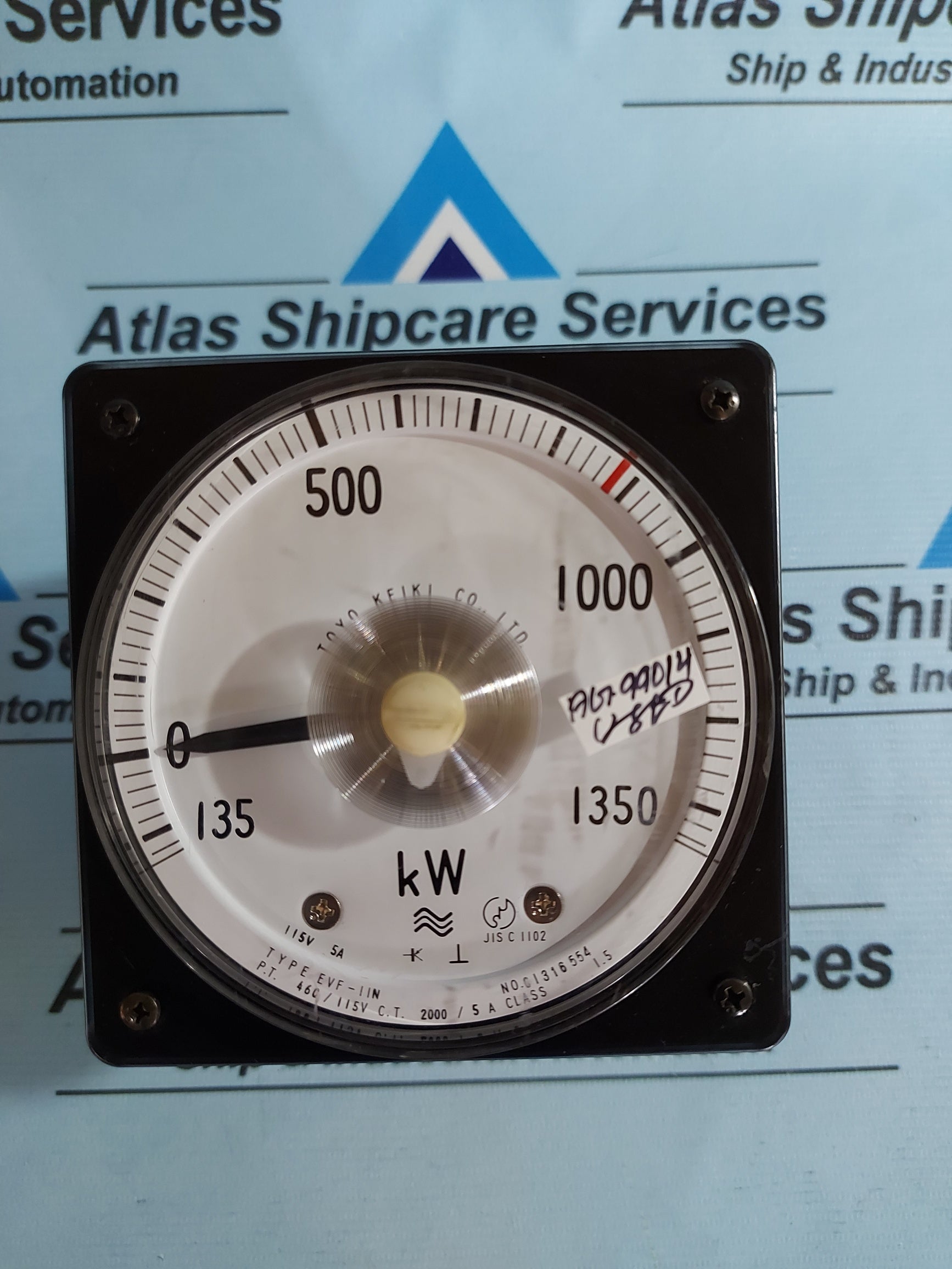 TOYO KEIKI EVF-11N ANALOG METER -135 TO +1350kW – Atlas Shipcare Services