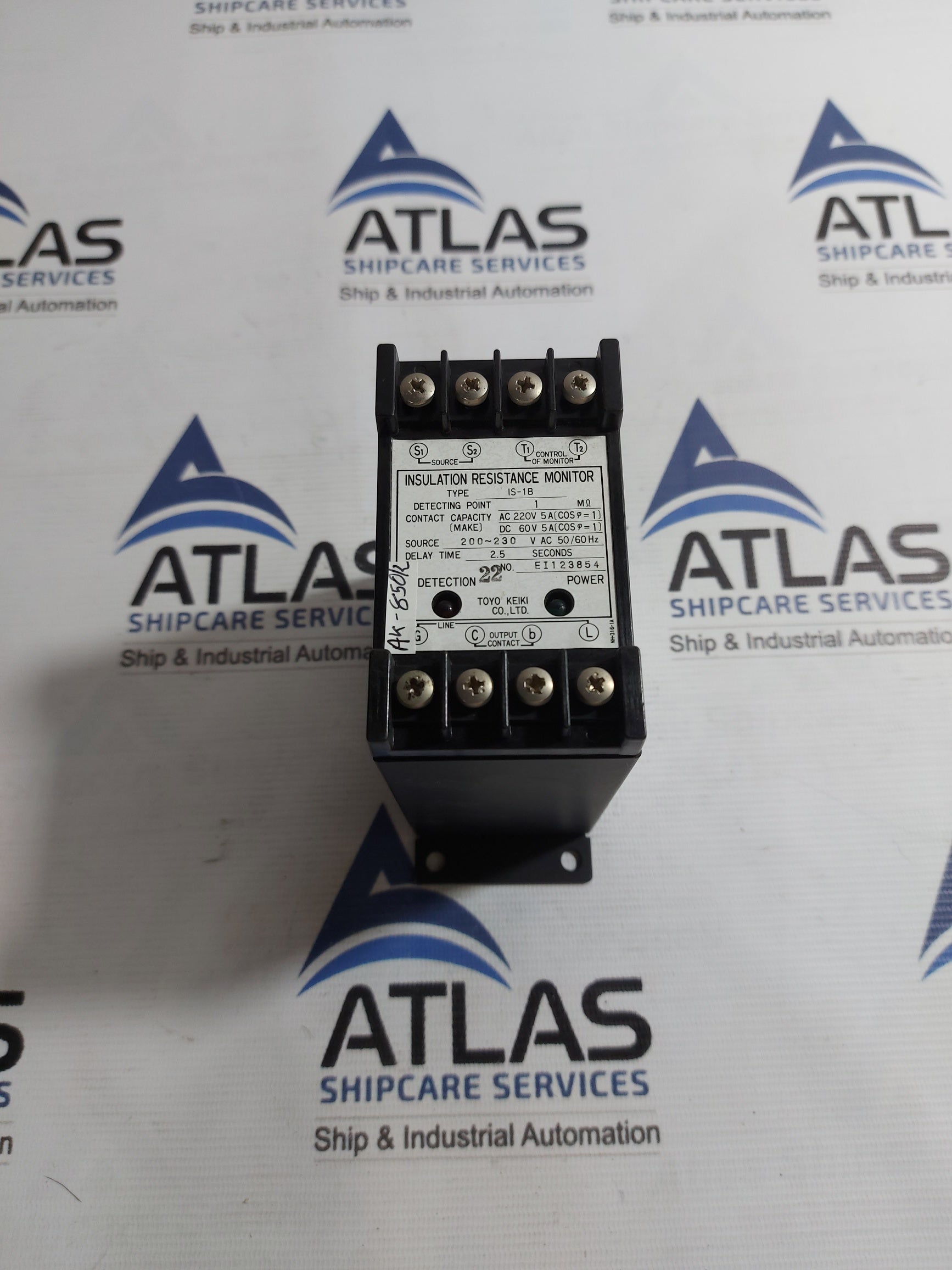 TOYO KEIKI IS-1B INSULATION RESISTANCE MONITOR – Atlas Shipcare Services