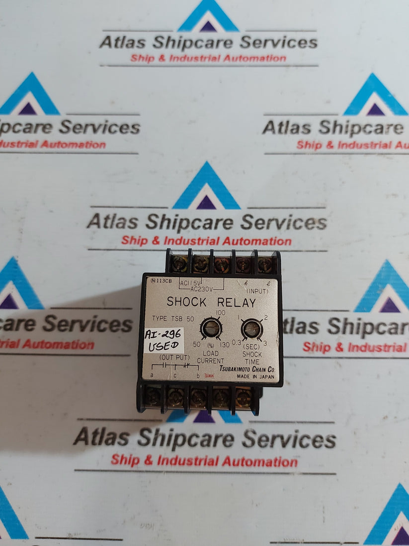 TSUBAKI TSB 50 SHOCK RELAY – Atlas Shipcare Services