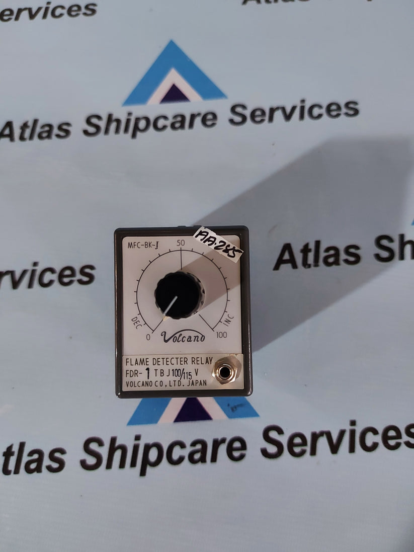 VOLCANO FDR-1 TBJ FLAME DETECTOR RELAY 110/115V – Atlas Shipcare Services
