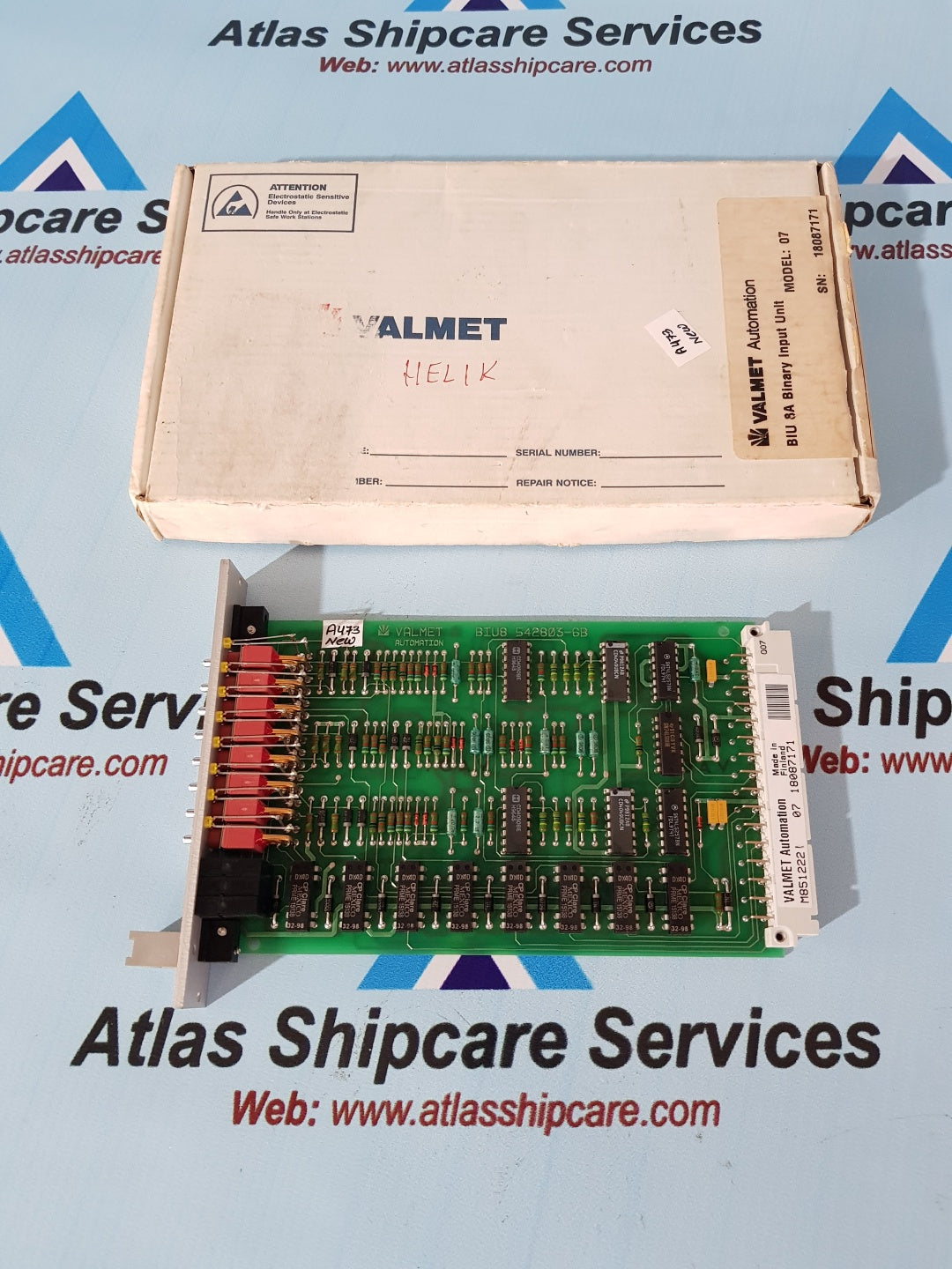 Valmet Automation BIU8A M851222 Binary Input Module – Atlas Shipcare ...