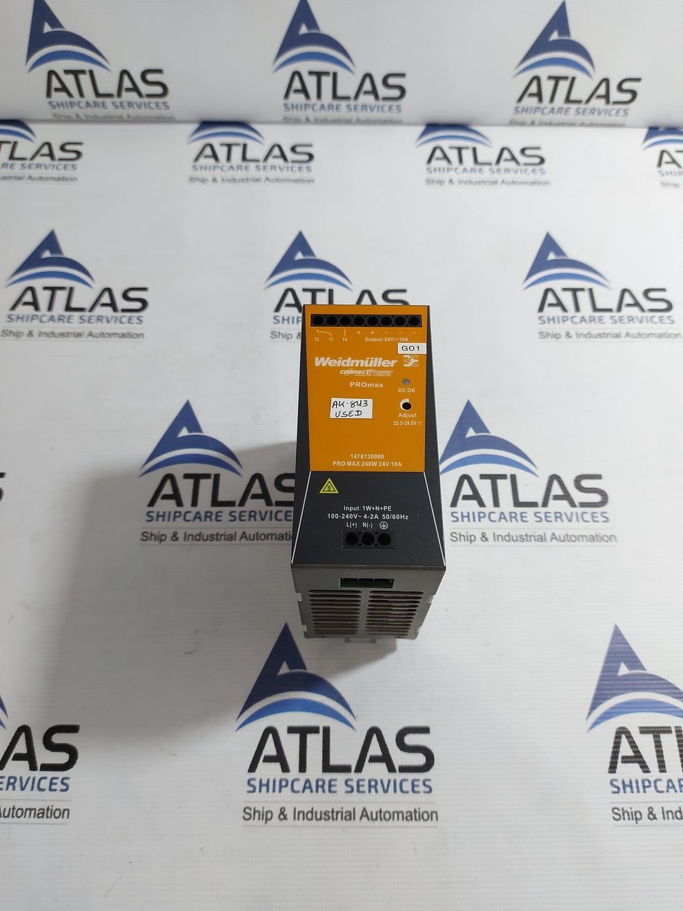 WEIDMULLER 1478130000 PRO MAX 240W 24V 10A SWITCHING POWER SUPPLY ...