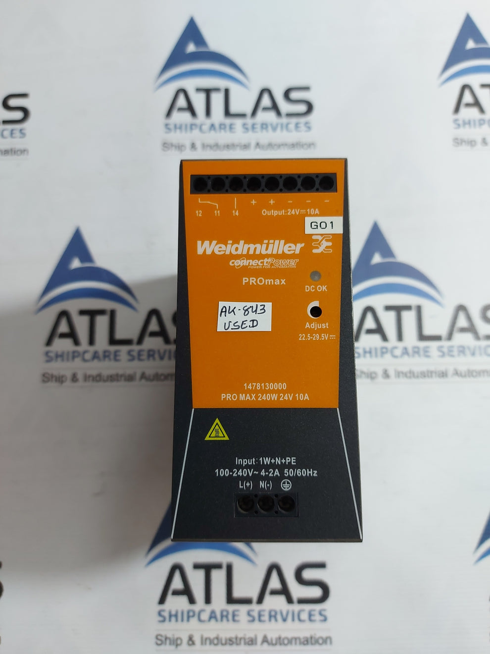 WEIDMULLER 1478130000 PRO MAX 240W 24V 10A SWITCHING POWER SUPPLY ...