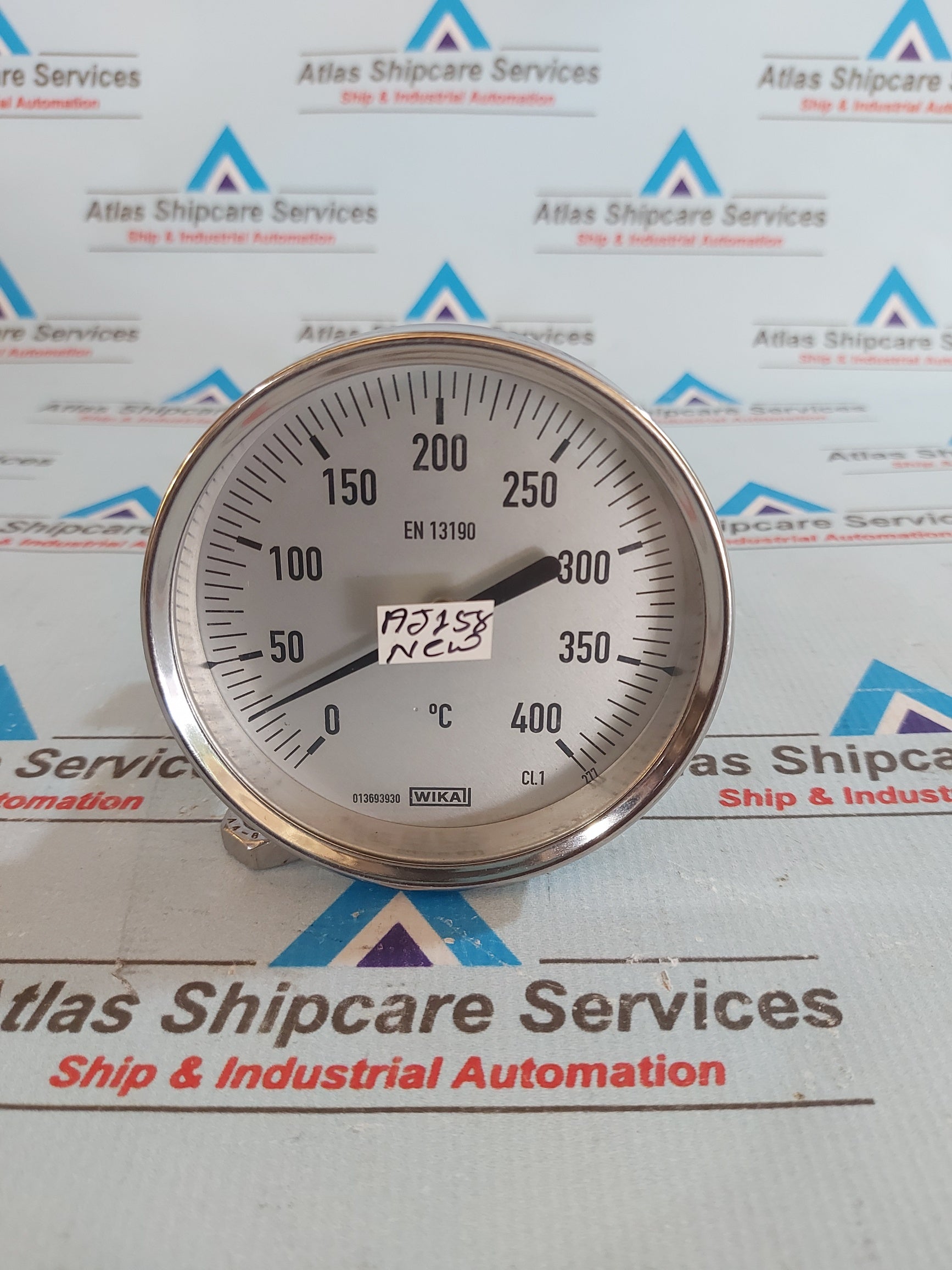 WIKA EN 13190 TEMPERATURE GAUGE 0-400'C – Atlas Shipcare Services