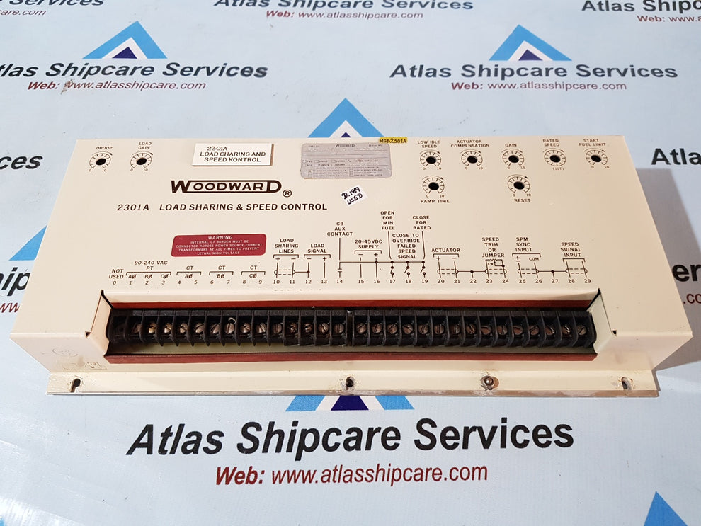 WOODWARD 8272-287 0 2301A LOAD SHARING & SPEED CONTROL – Atlas Shipcare ...