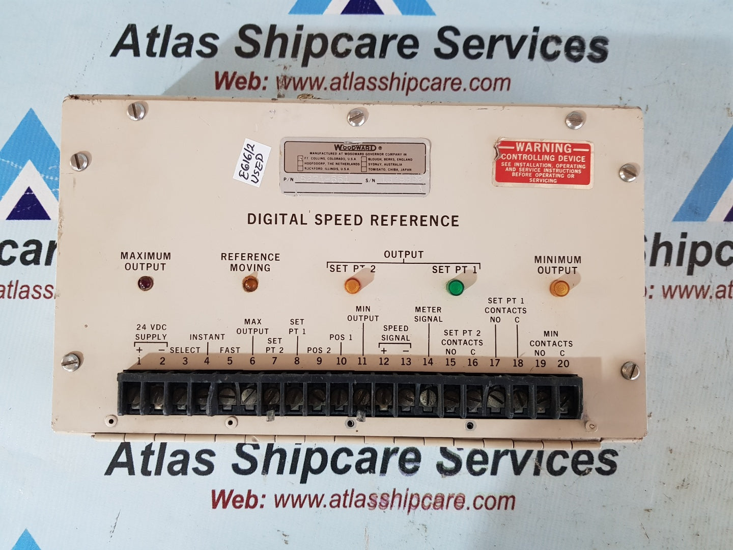 Woodward 8271-651 Digital Speed Reference – Atlas Shipcare Services