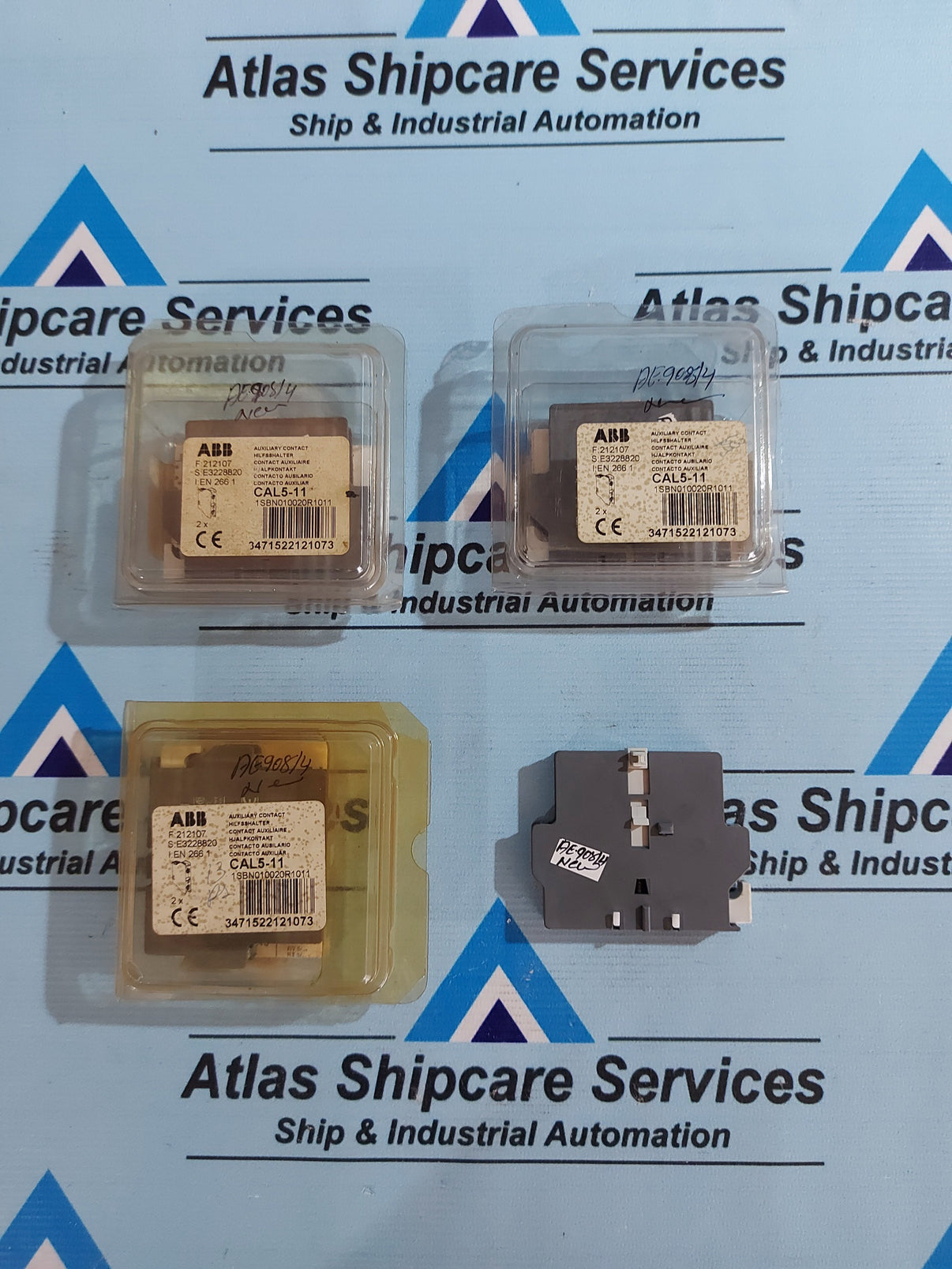 ABB CAL5-11 AUXILIARY CONTACT BLOCK – Atlas Shipcare Services