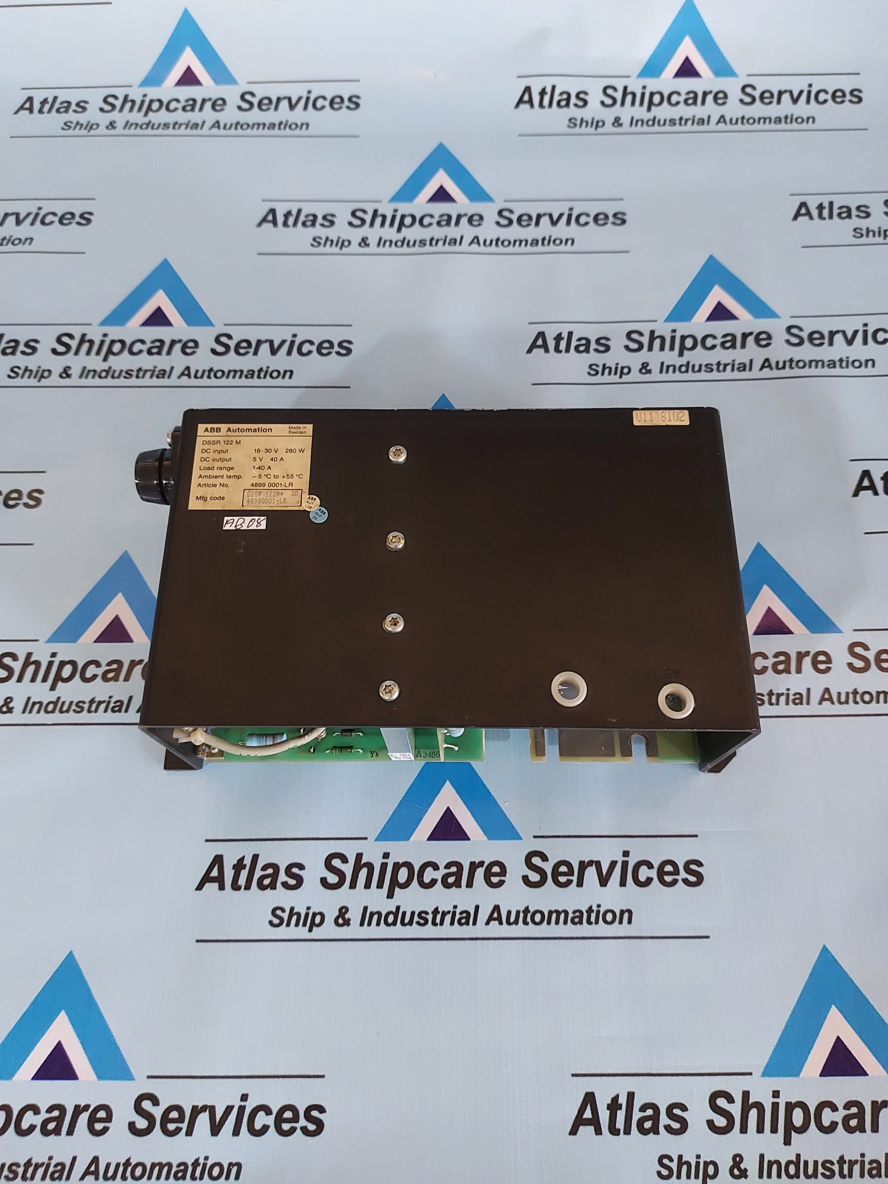 ABB DSSR 122 M POWER SUPPLY UNIT – Atlas Shipcare Services