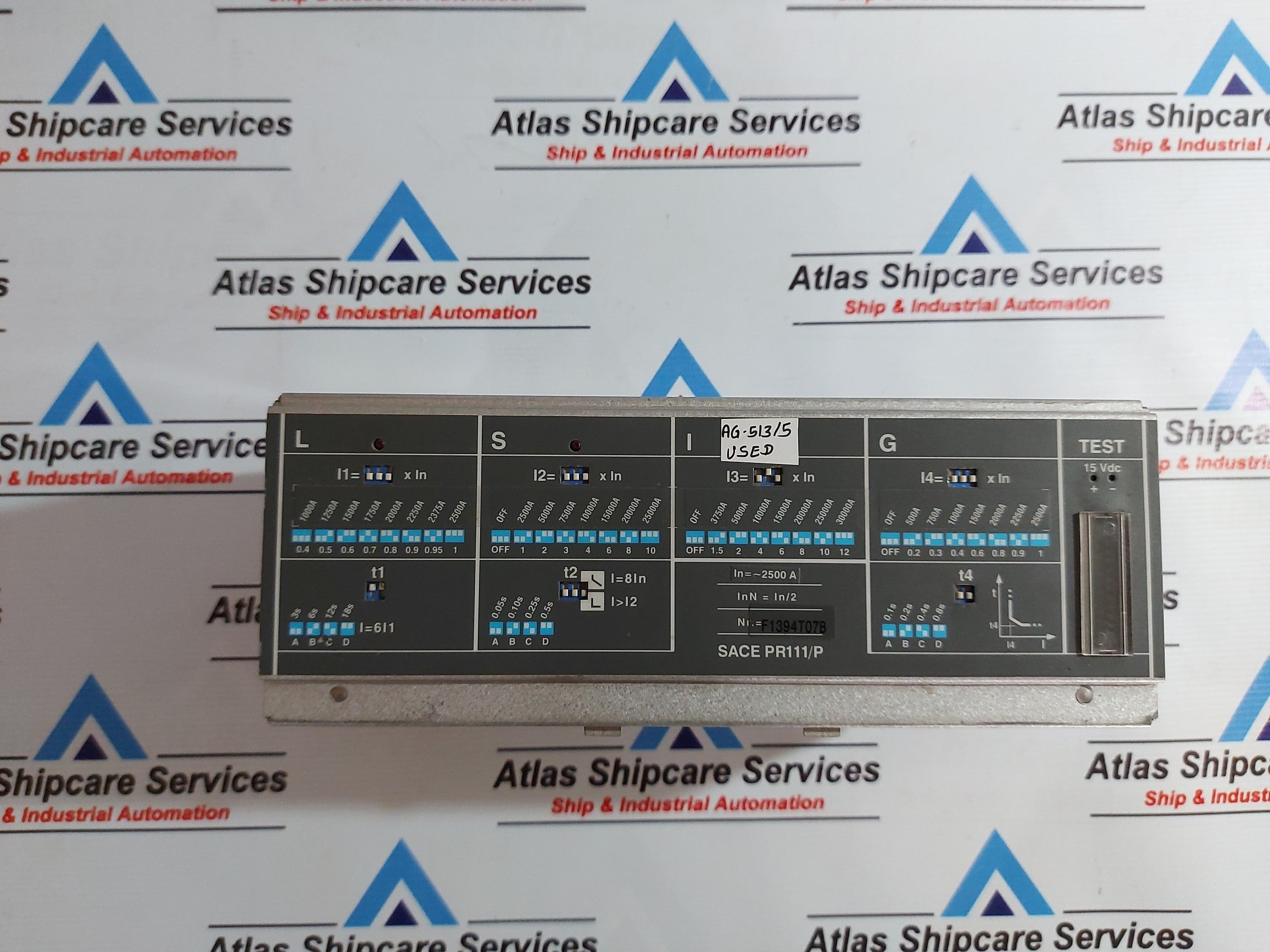 ABB SACE PR111/P LSIG TRIP UNIT 2500 A – Atlas Shipcare Services