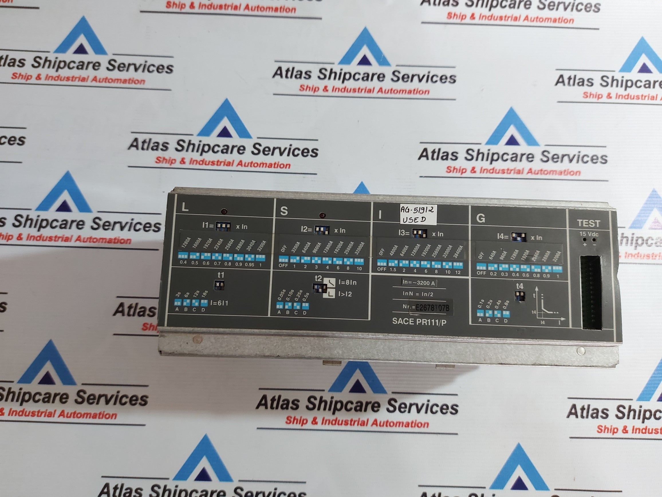 ABB SACE PR111/P LSIG TRIP UNIT 3200 A – Atlas Shipcare Services