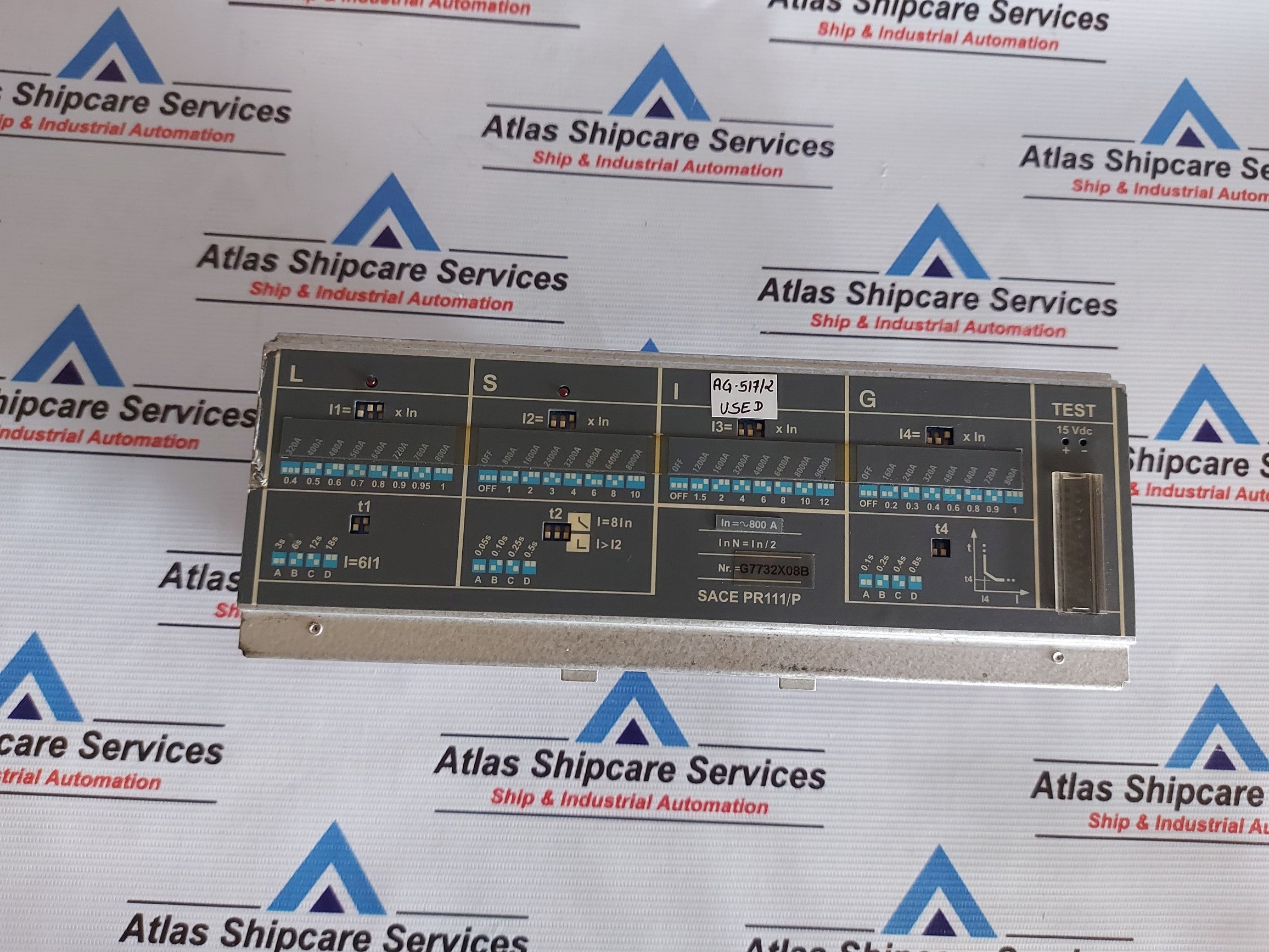 ABB SACE PR111/P LSIG TRIP UNIT 800 A – Atlas Shipcare Services