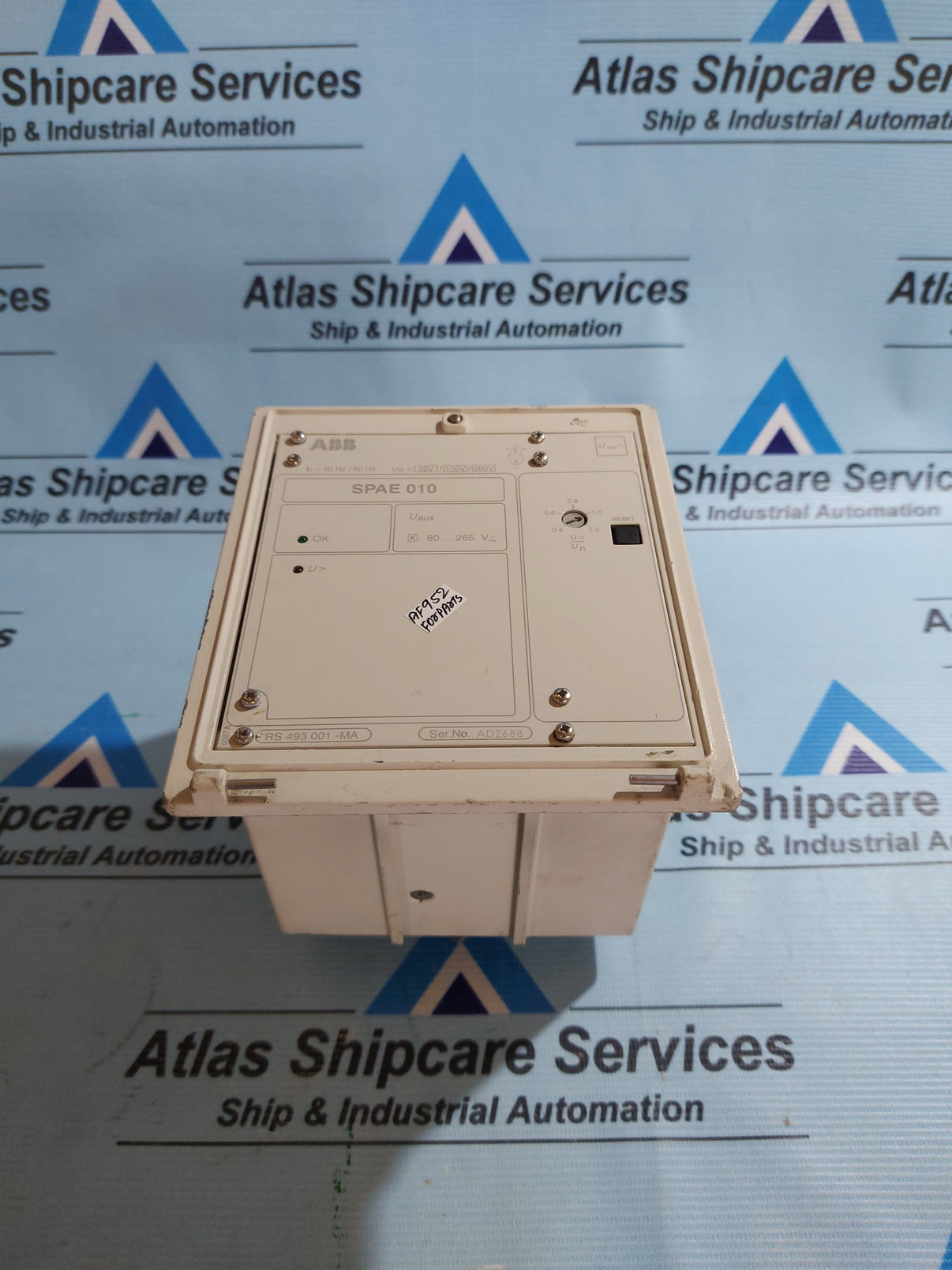 ABB SPAE 010 HIGH IMPEDANCE PROTECTION RELAY – Atlas Shipcare Services