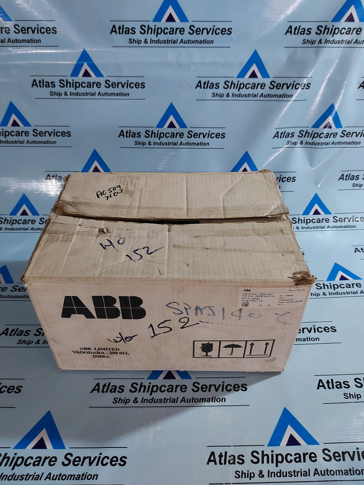 ABB SPAJ 140 C OVERCURRENT AND EARTH-FAULT RELAY – Atlas Shipcare Services