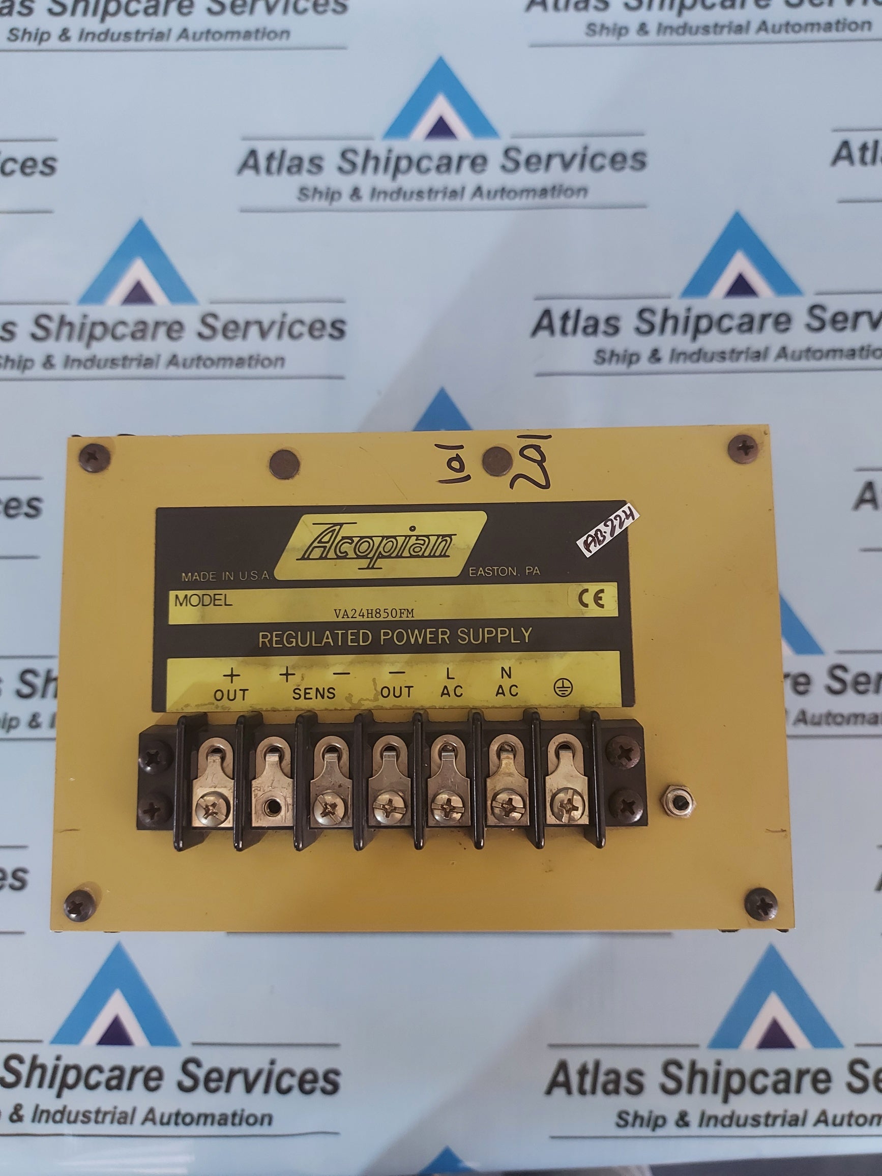 ACOPIAN VA24H850FM REGULATED POWER SUPPLY – Atlas Shipcare Services