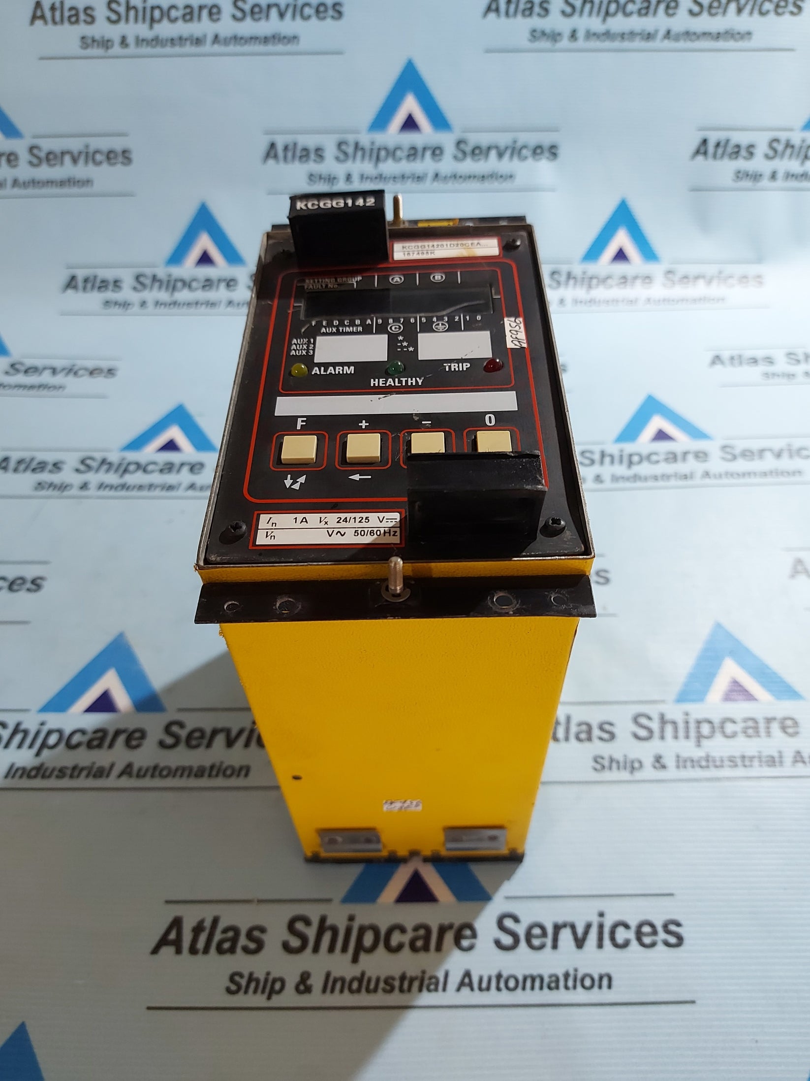 ALSTOM KCGG14201D20CEA THREE PHASE OVERCURRENT AND EARTH FAULT RELAY ...