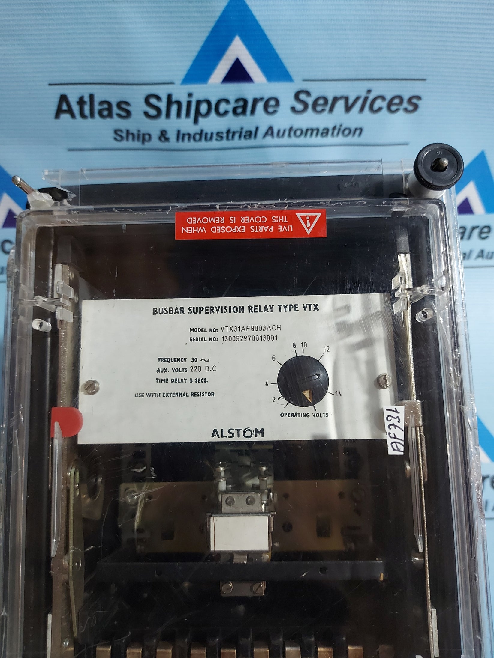 ALSTOM VTX31AF8003ACH BUSBAR SUPERVISION RELAY – Atlas Shipcare Services