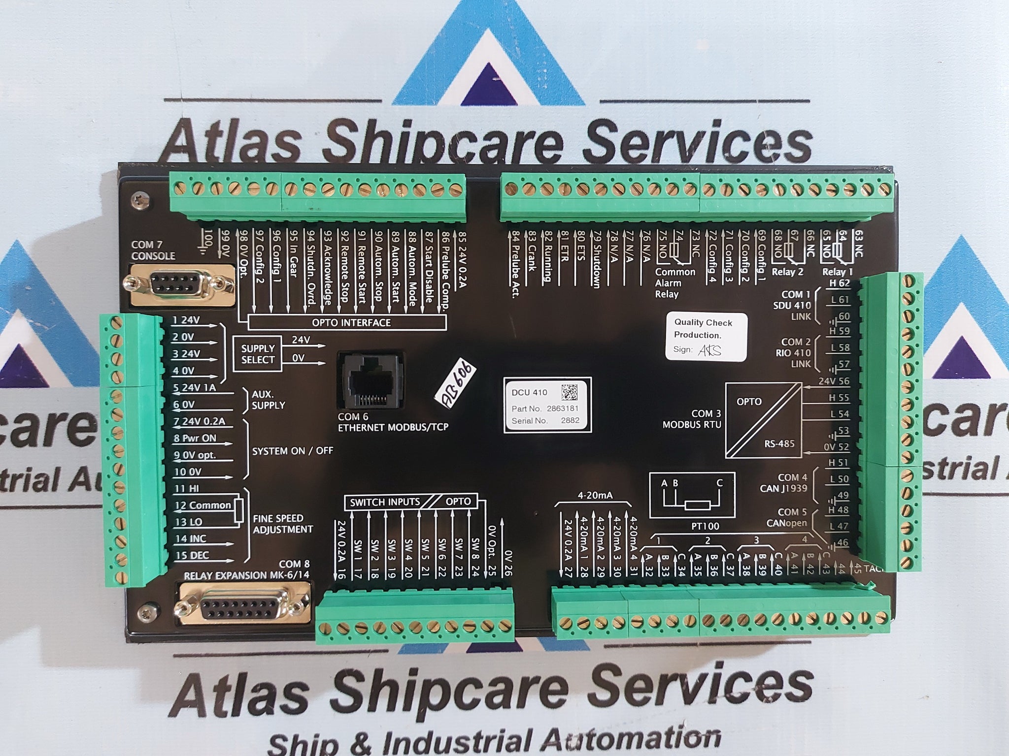 AUTO MASKIN DCU 410 CUMMINS ENGINE CONTROLLER – Atlas Shipcare Services