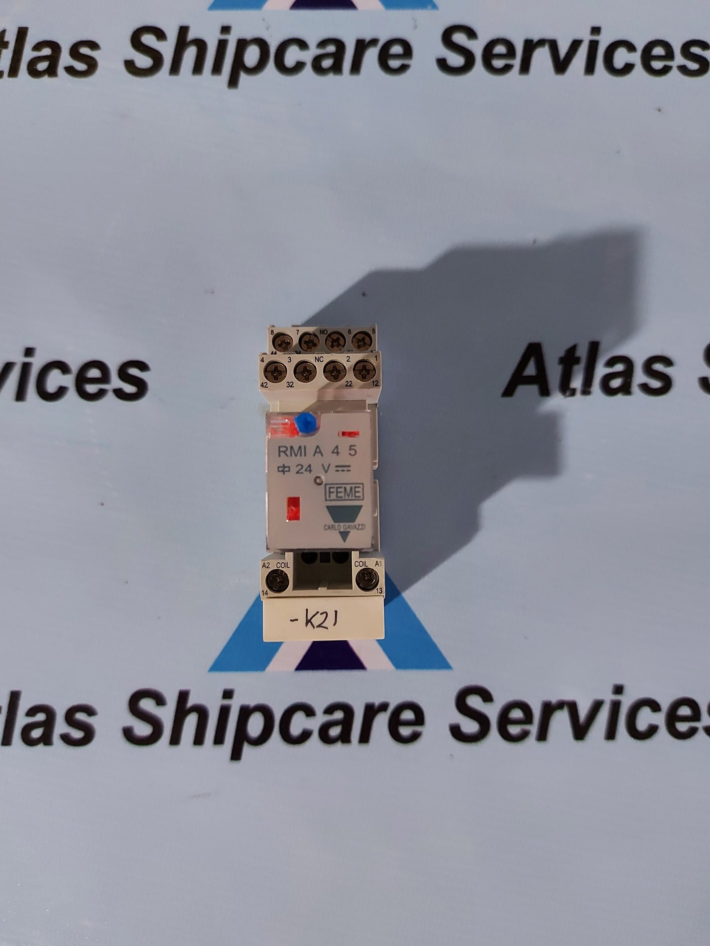 CARLO GAWAZZI RMI A 4 5 CONTROL RELAY – Atlas Shipcare Services