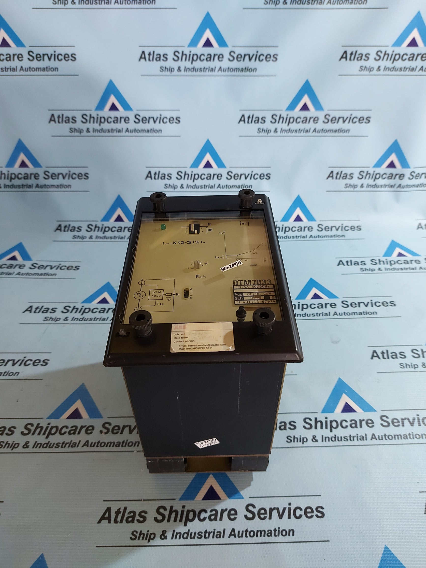 CEE DMT7033 MACHINE DIFFERENTIAL PROTECTION RELAY 5A 50/60Hz – Atlas ...