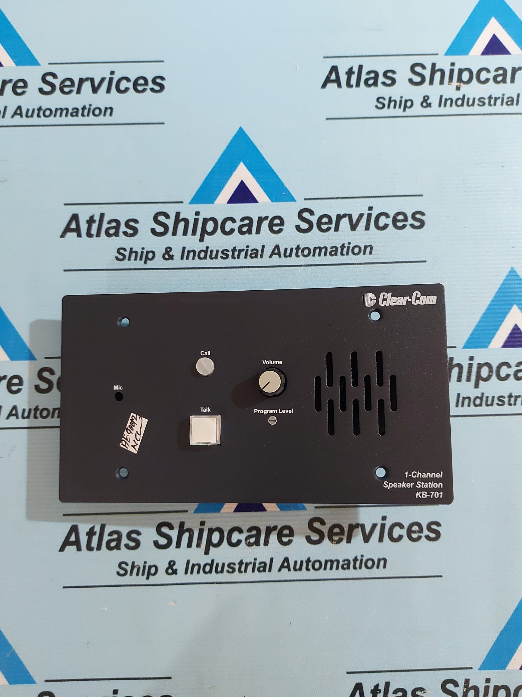 CLEAR-COM KB-701 SINGLE CHANNEL REMOTE SPEAKER STATION – Atlas Shipcare ...