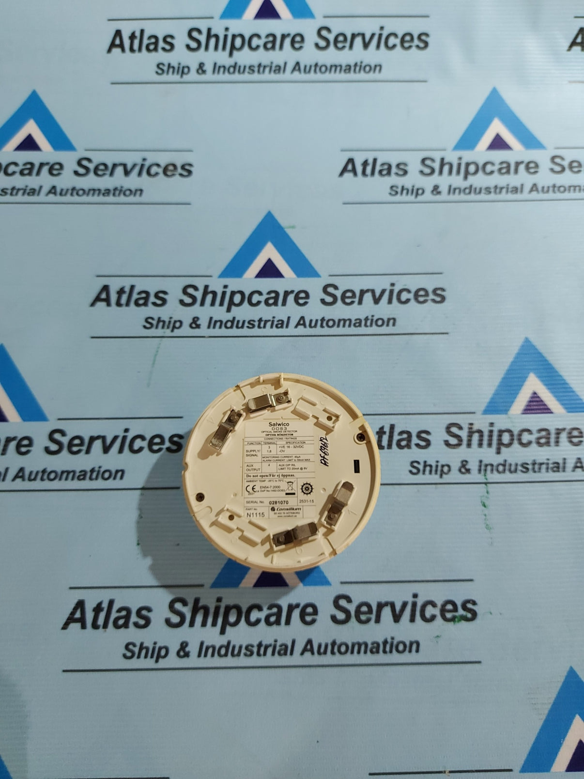 CONSILIUM SALWICO DOS3 N1115 OPTICAL SMOKE DETECTOR – Atlas Shipcare ...