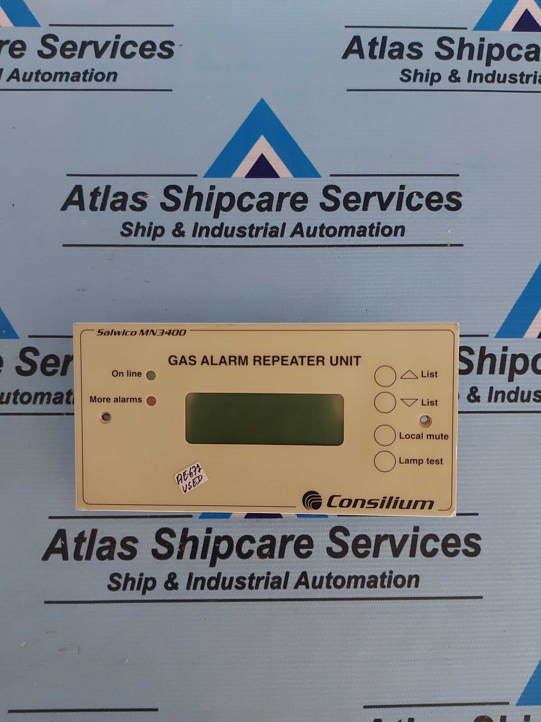 CONSILIUM SALWICO MN3400 GAS ALARM REPEATER UNIT – Atlas Shipcare Services