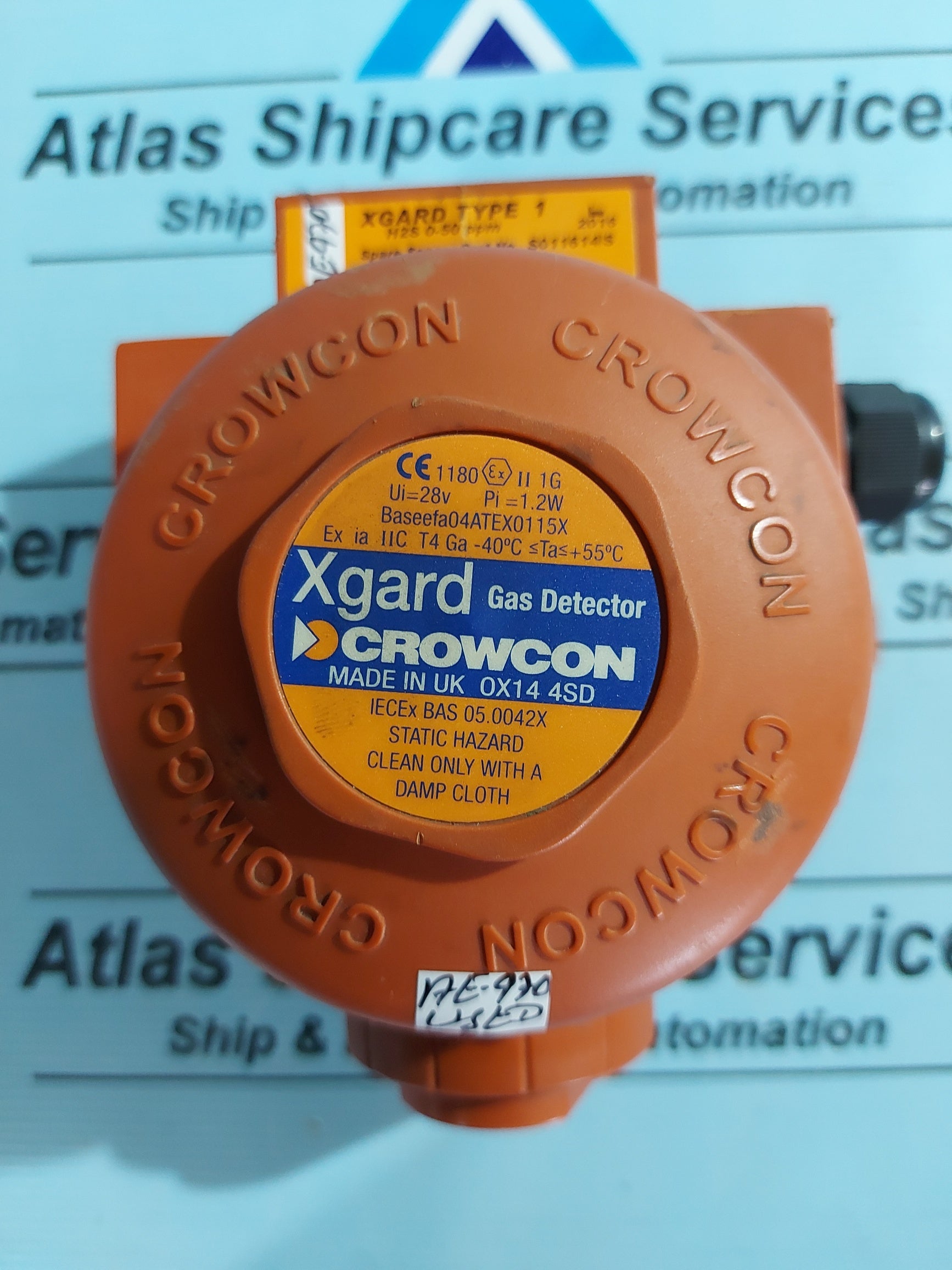 CROWCON XGARD TYPE 1 OX14 4SD GAS DETECTOR – Atlas Shipcare Services