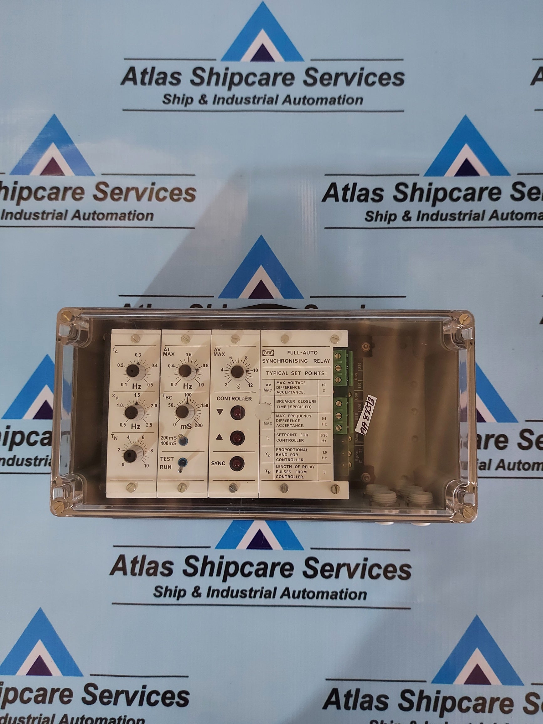 DEIF FAS-2N FULL-AUTO SYNCHRONISING RELAY – Atlas Shipcare Services