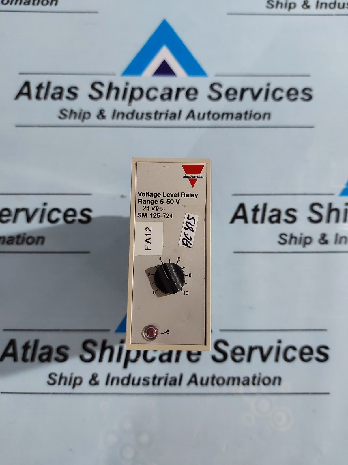 ELECTROMATIC SM 125 724 VOLTAGE LEVEL RELAY – Atlas Shipcare Services
