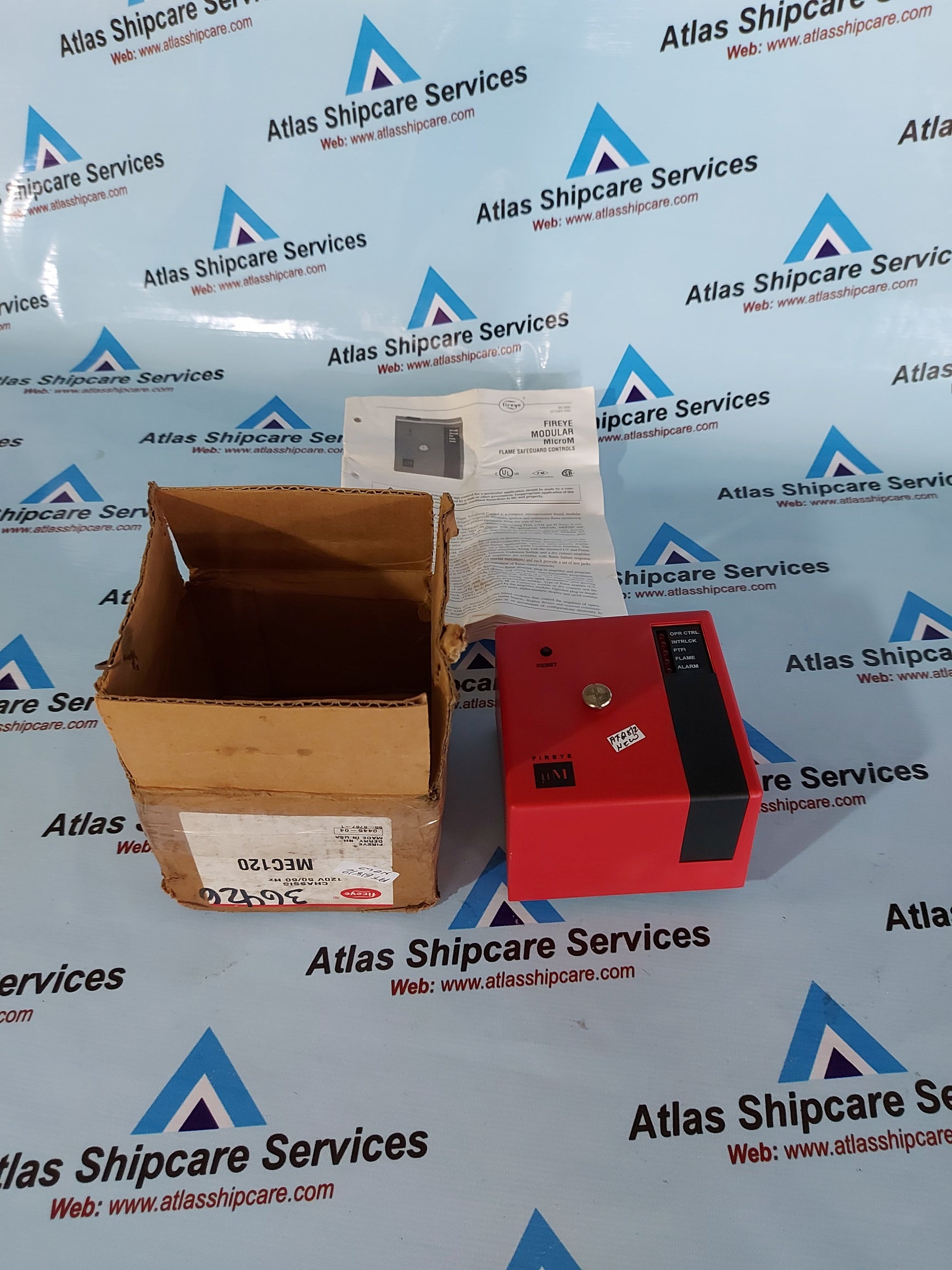 FIREYE MEC120 MICROM FLAME SAFEGAUARD CONTROL – Atlas Shipcare Services