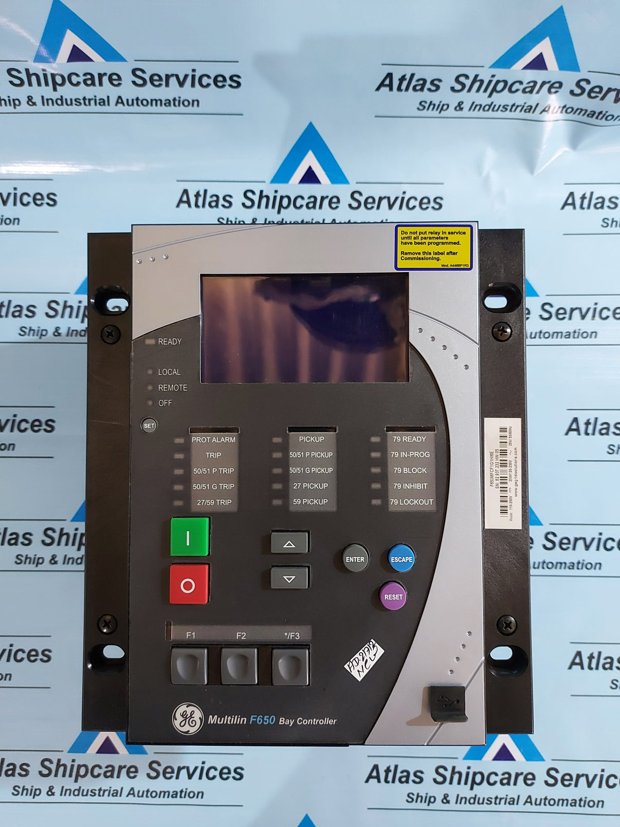 GE MULTILIN F650 BAY CONTROLLER F650MFCF1G1HI6E – Atlas Shipcare Services