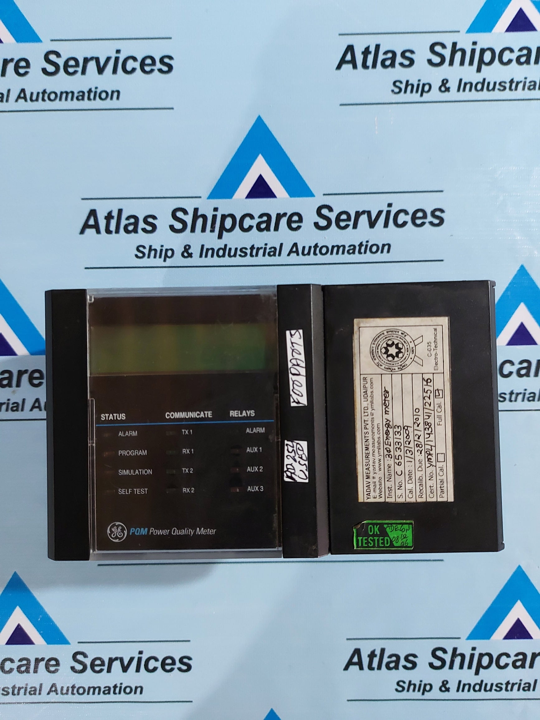 GENERAL ELECTRIC PQM-C-A POWER QUALITY METER – Atlas Shipcare Services